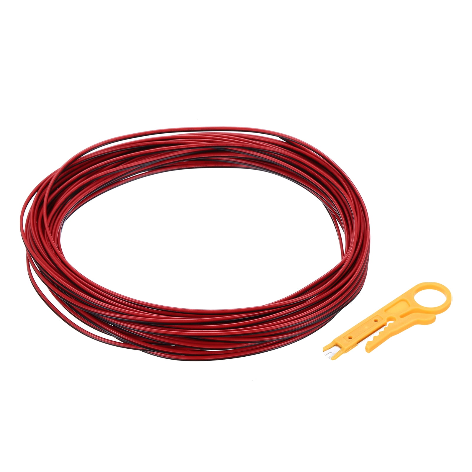Uxcell 30 Gauge 2-Conductor Silicone Wire, Tinned Copper 33Ft/10M 300V ...