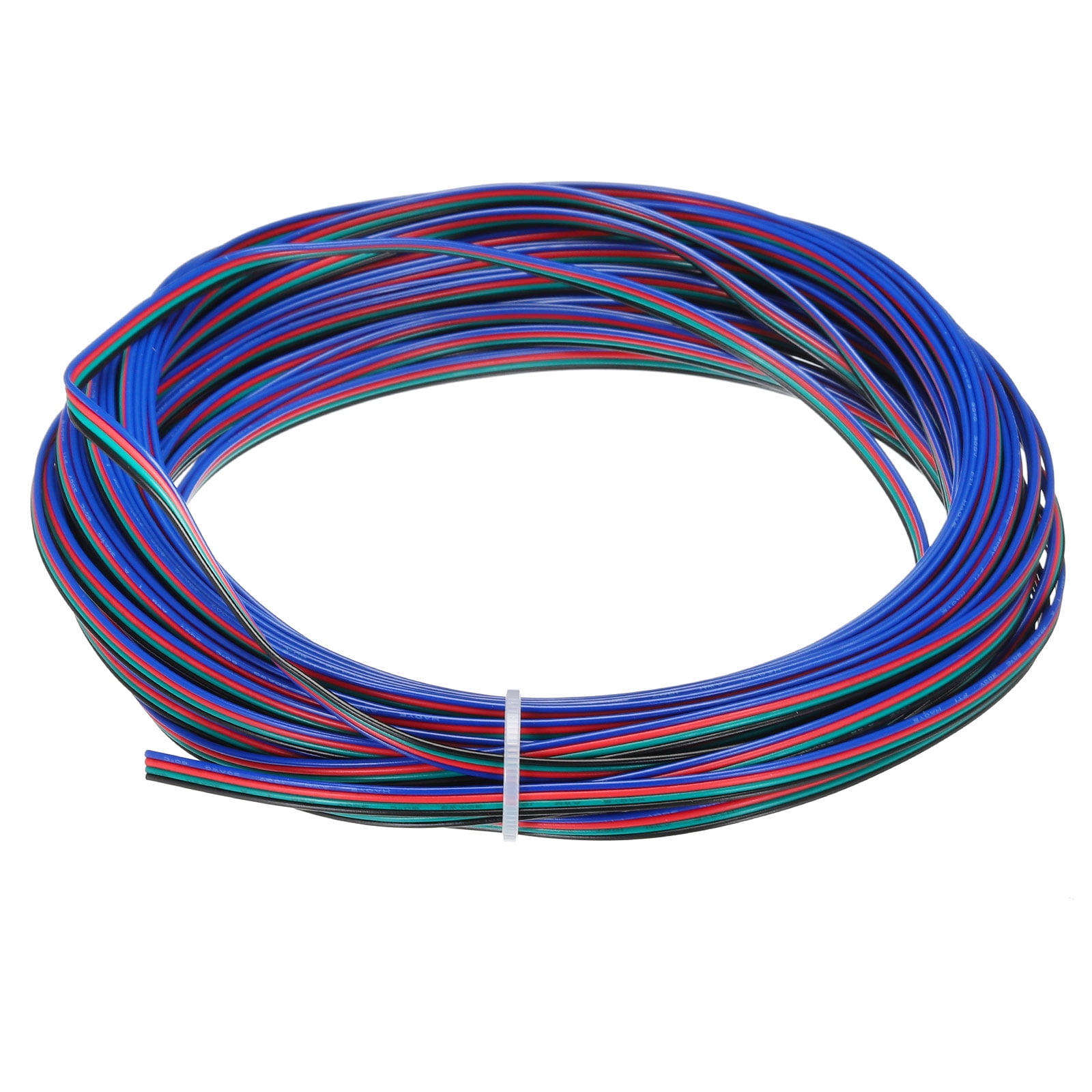 Uxcell 30 Gauge 4 Conductor Electrical Wire Tinned Copper Cable 49FT ...