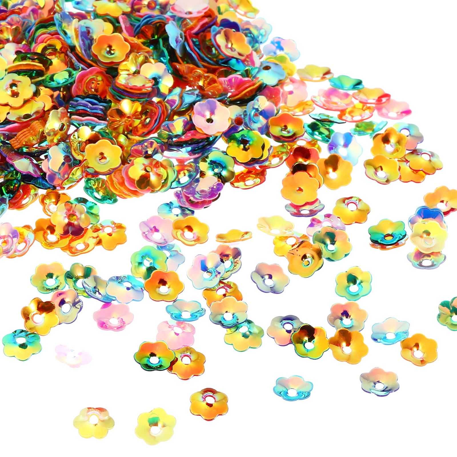 Uxcell 30 Gram Sequins and Spangles for Sewing DIY Arts Crafts Supplies ...