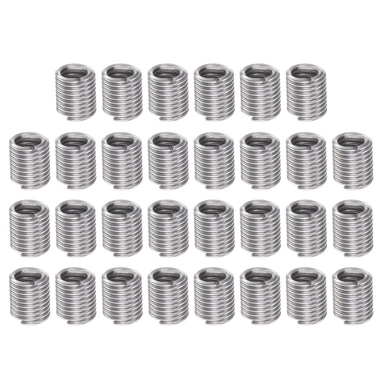 Uxcell 30 Pack 10# 24 UNC 2D 9.6mm 304 Stainless Steel Helical Wire ...