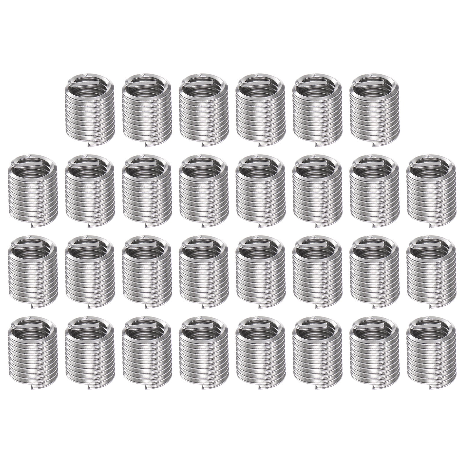 Uxcell 30 Pack 5/16 18 UNC 2D 15.8mm 304 Stainless Steel Helical Wire ...