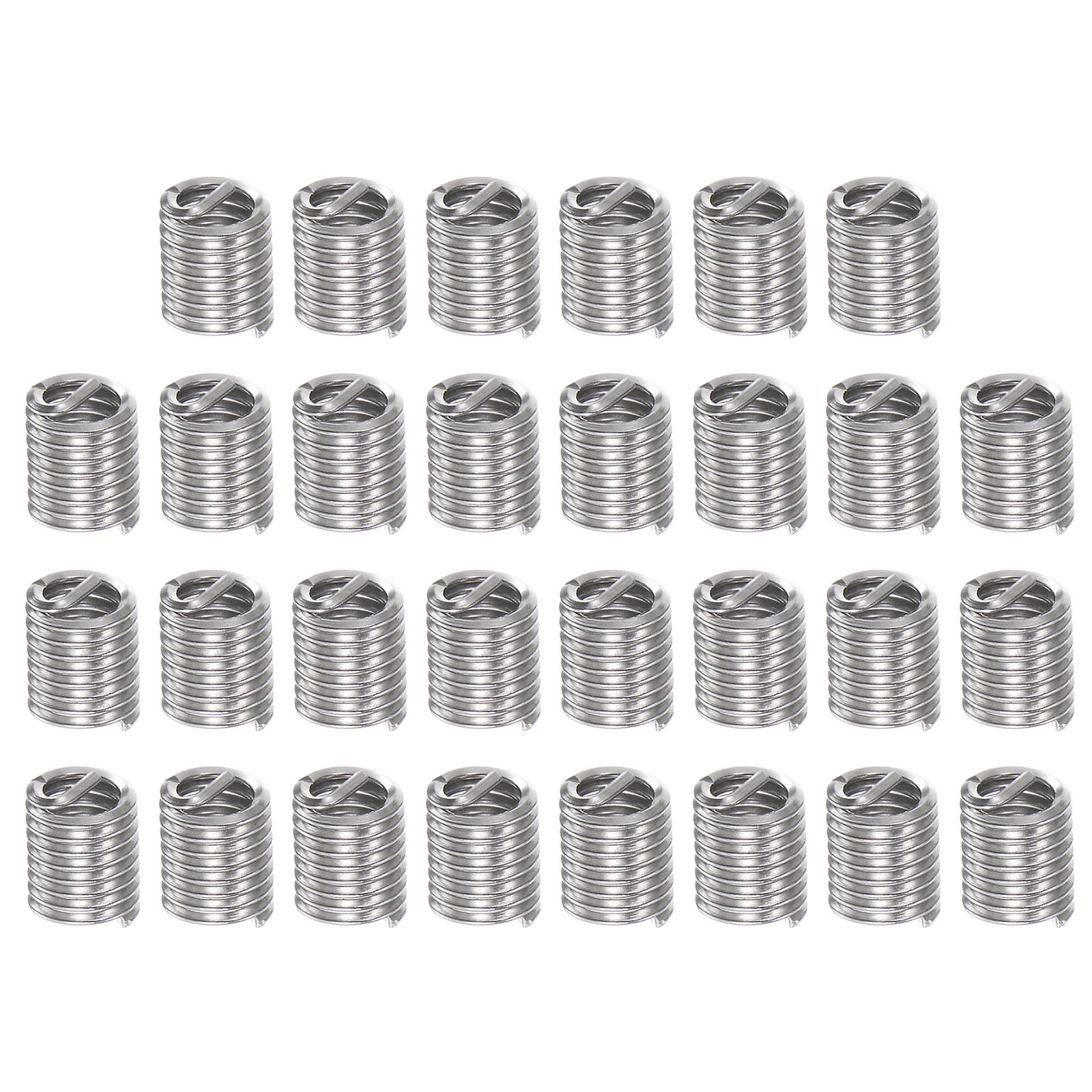 Uxcell 30 Pack 8# 32 UNC 2D 8.4mm 304 Stainless Steel Helical Wire ...