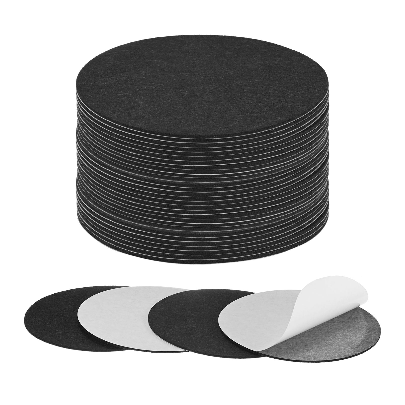 Uxcell 30-Pack Lamp Base Felt, 6 Inch Dia. 2mm Thick Self Adhesive ...
