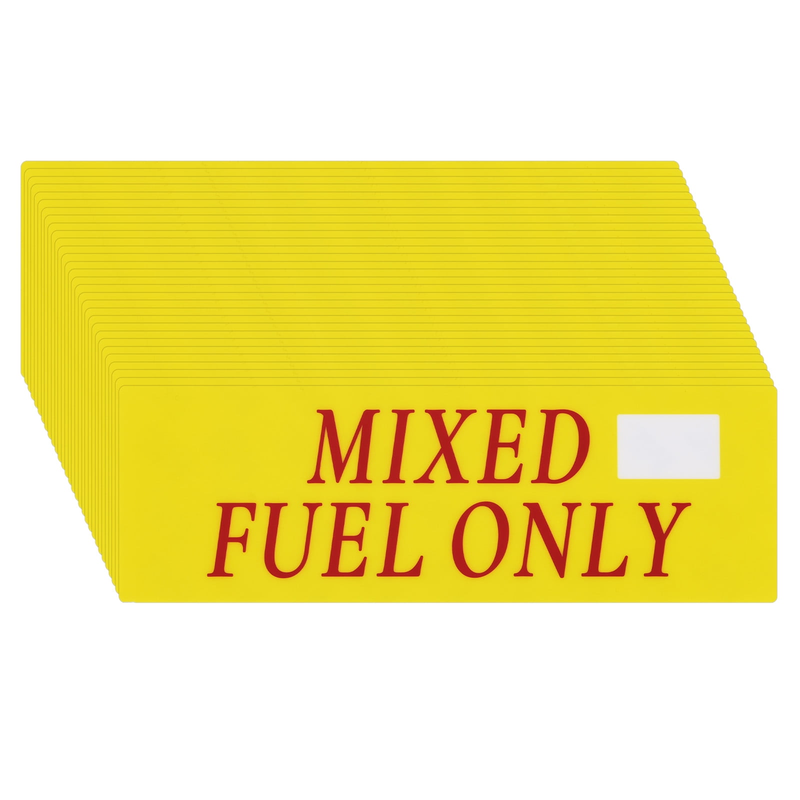 Uxcell 30-Pack Mixed Fuel Only Sticker, 6x2" Waterproof Gas Can ...