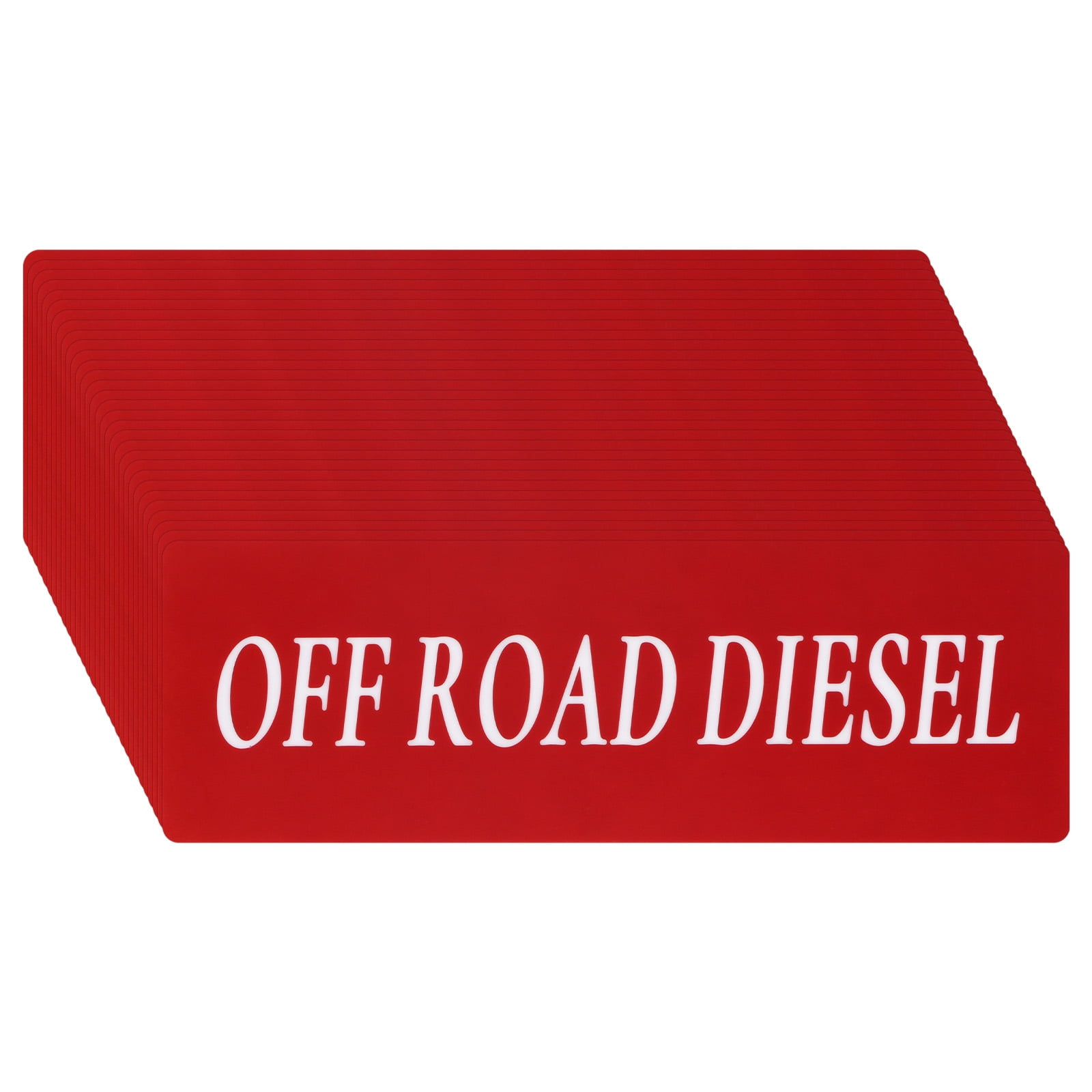 Uxcell 30-Pack Off Road Diesel Sticker, 6x2" Waterproof Vinyl Decal for ...