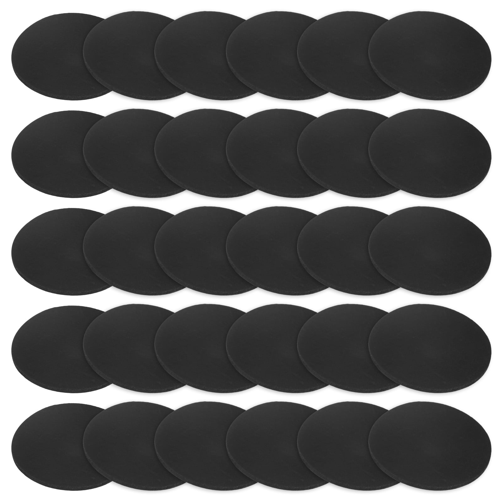 Uxcell 30-Pack Rubber Solid Discs Washers 40mm OD x 1.5mm Thick for ...