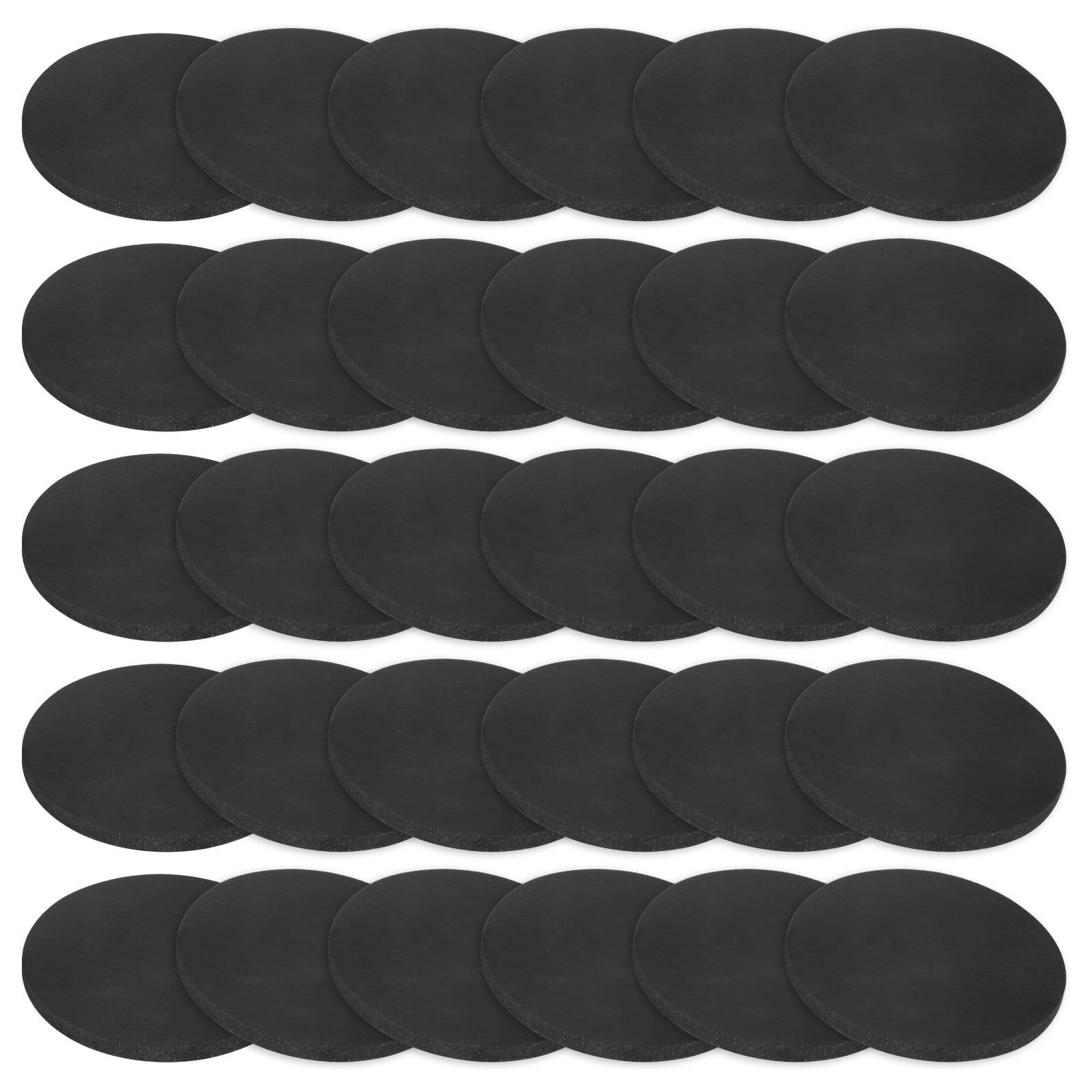 Uxcell 30-Pack Rubber Solid Discs Washers 40mm OD x 3mm Thick for HVAC ...