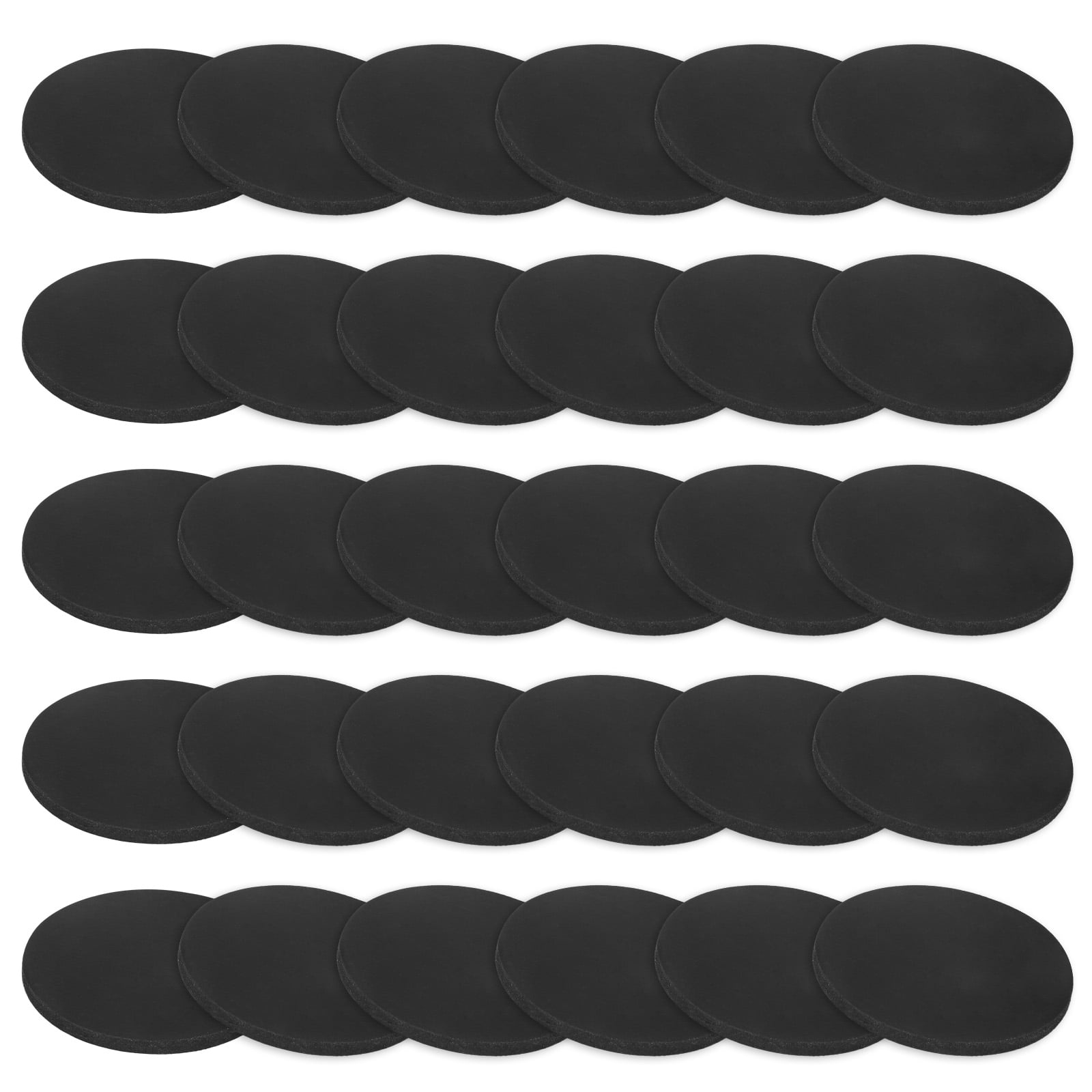 Uxcell 30-Pack Rubber Solid Discs Washers 45mm OD x 3mm Thick for HVAC ...