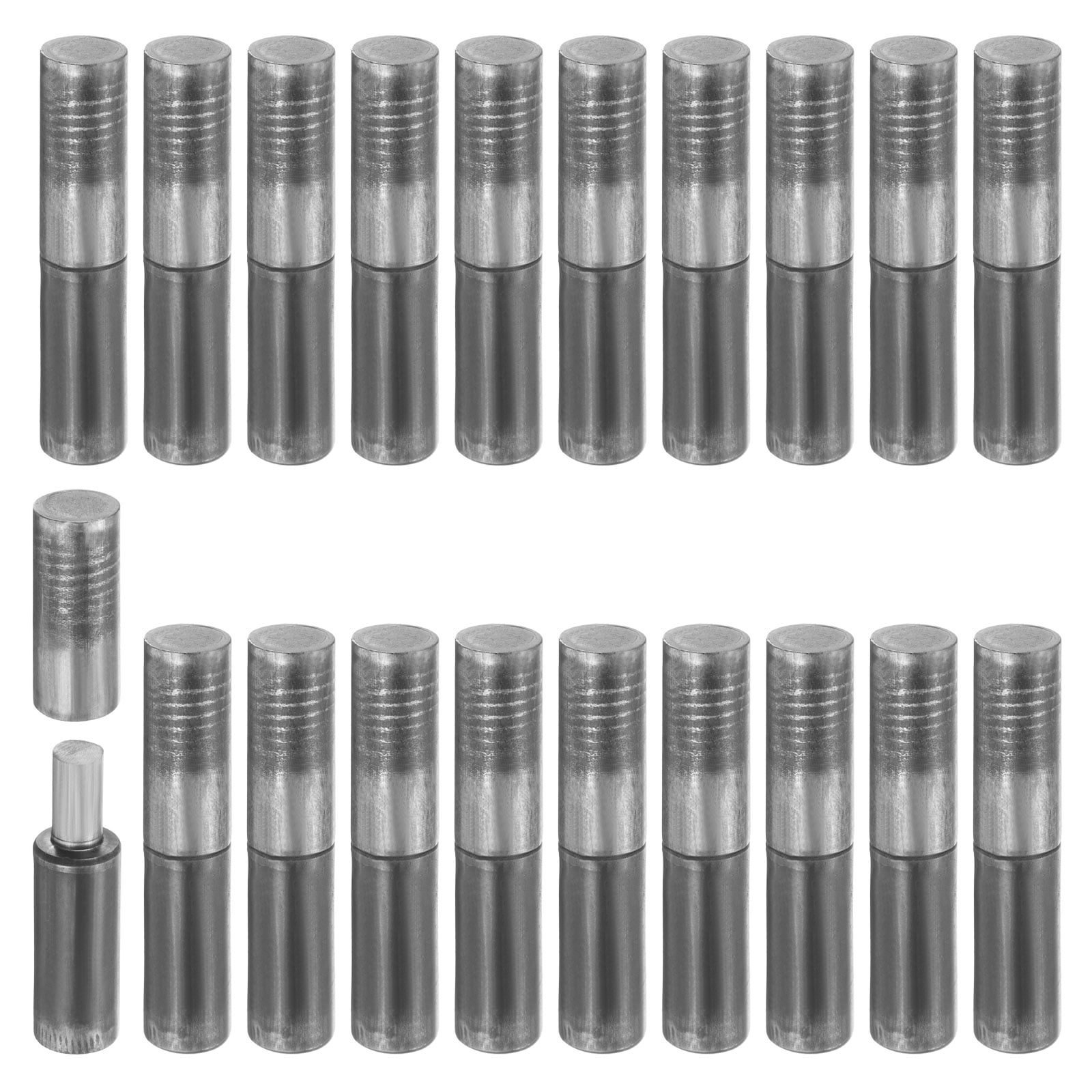Uxcell 30 Pack Weldable Barrel Hinges, 3-1/8" x 5/8" Carbon Steel Heavy ...