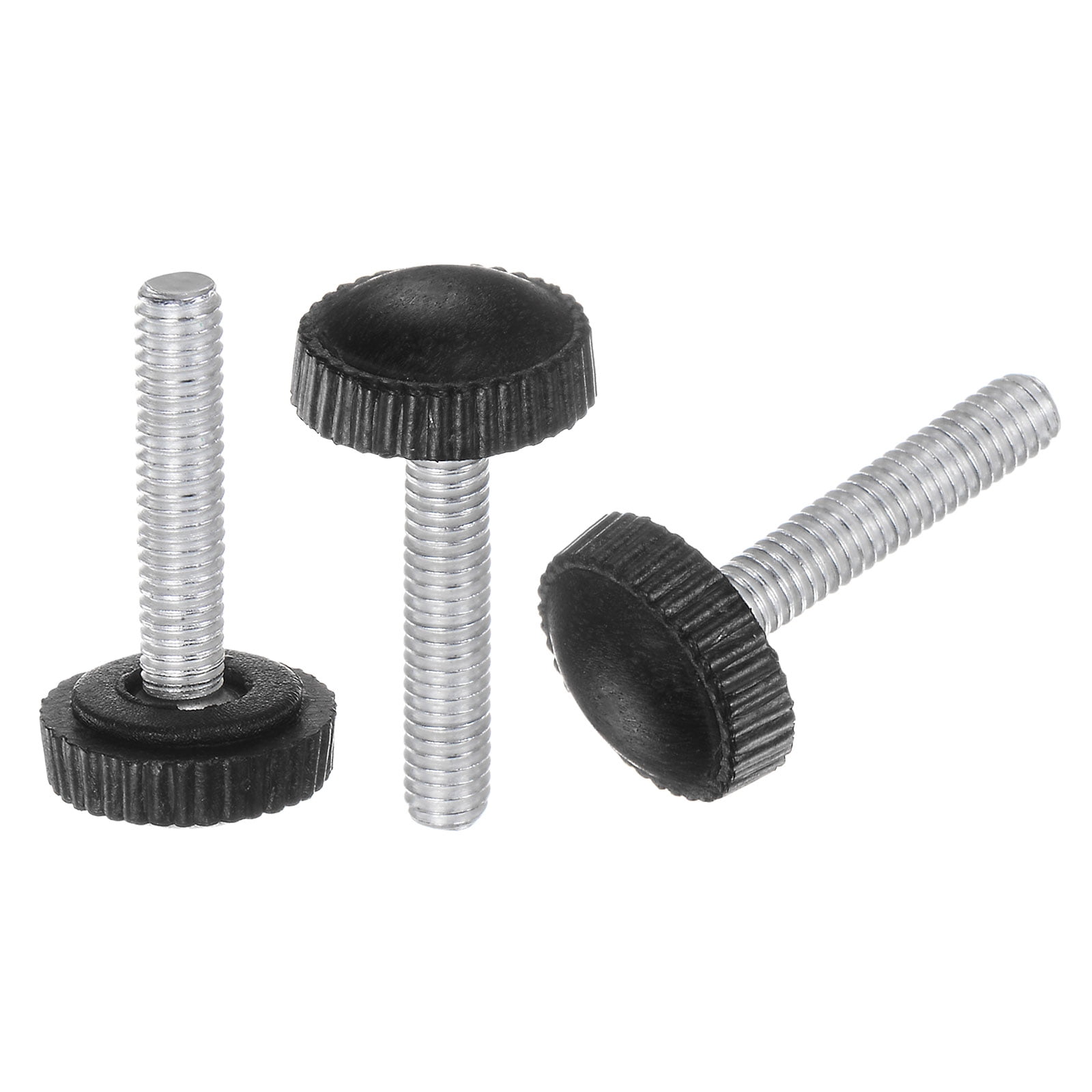 Uxcell 30 Packs M4 x 30mm Metric Male Thread Knurled Knobs Thumb Screw ... Uxcell 30 Packs M4 x 30mm Metric Male Thread Knurled Knobs Thumb Screw ...