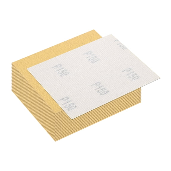 Uxcell 30 Pcs 60 Grit Sandpaper, 1.2 x 3.5 Inch Sand Paper Hook and ...