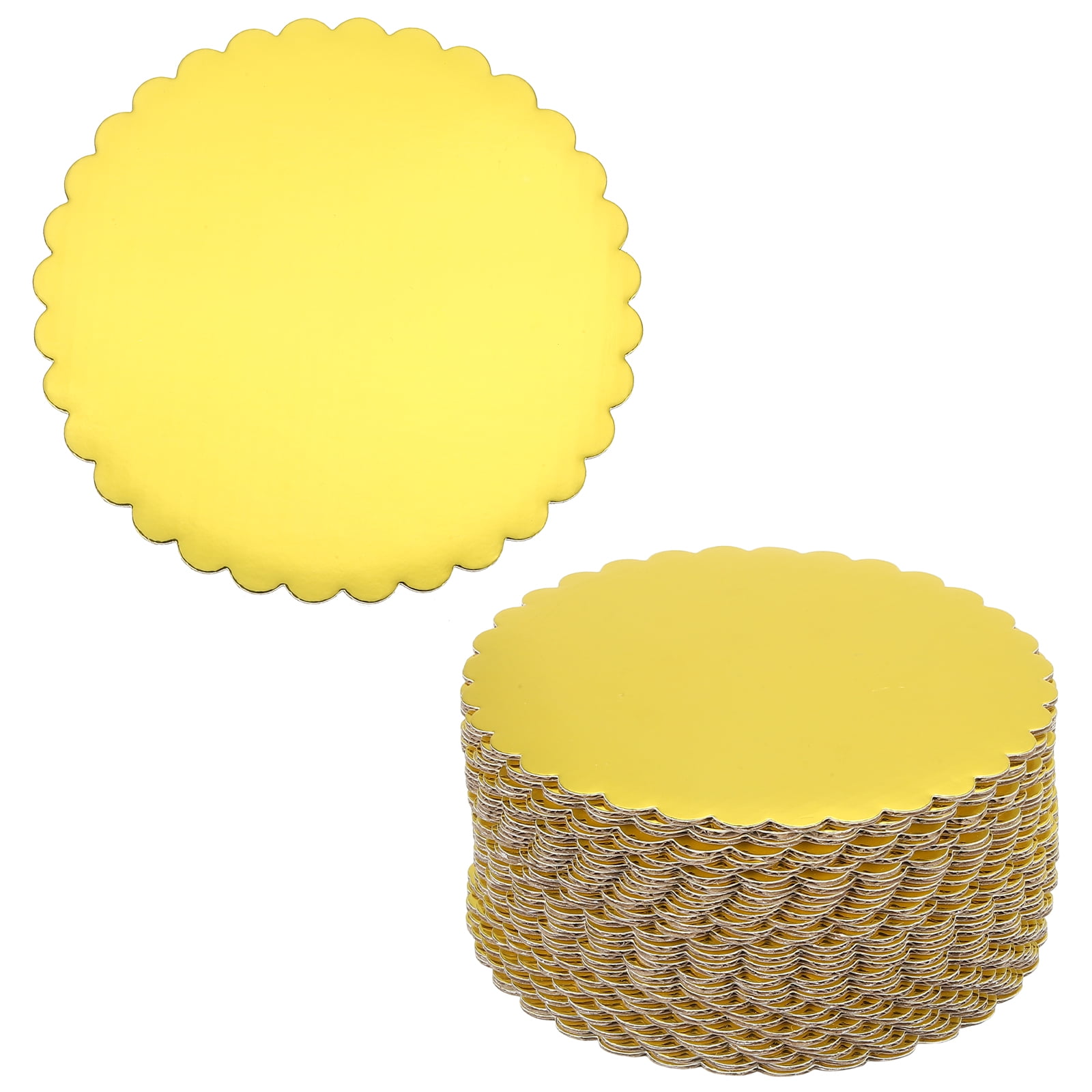 Uxcell 30 Pcs Cardboard Cake Rounds, 6 Inch Cake Board Circle Trays ...