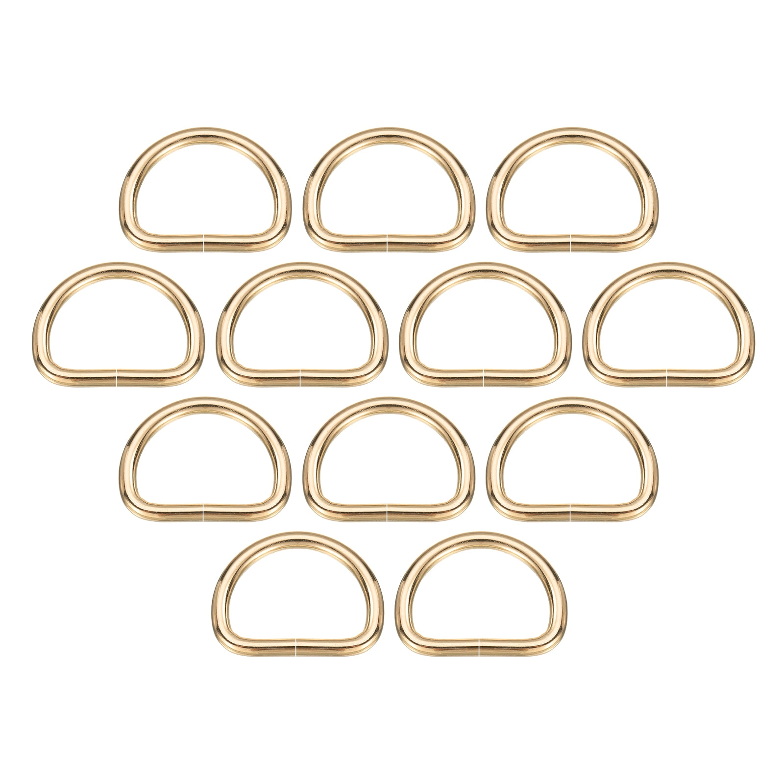 Uxcell 30 Pcs Metal D Rings 1