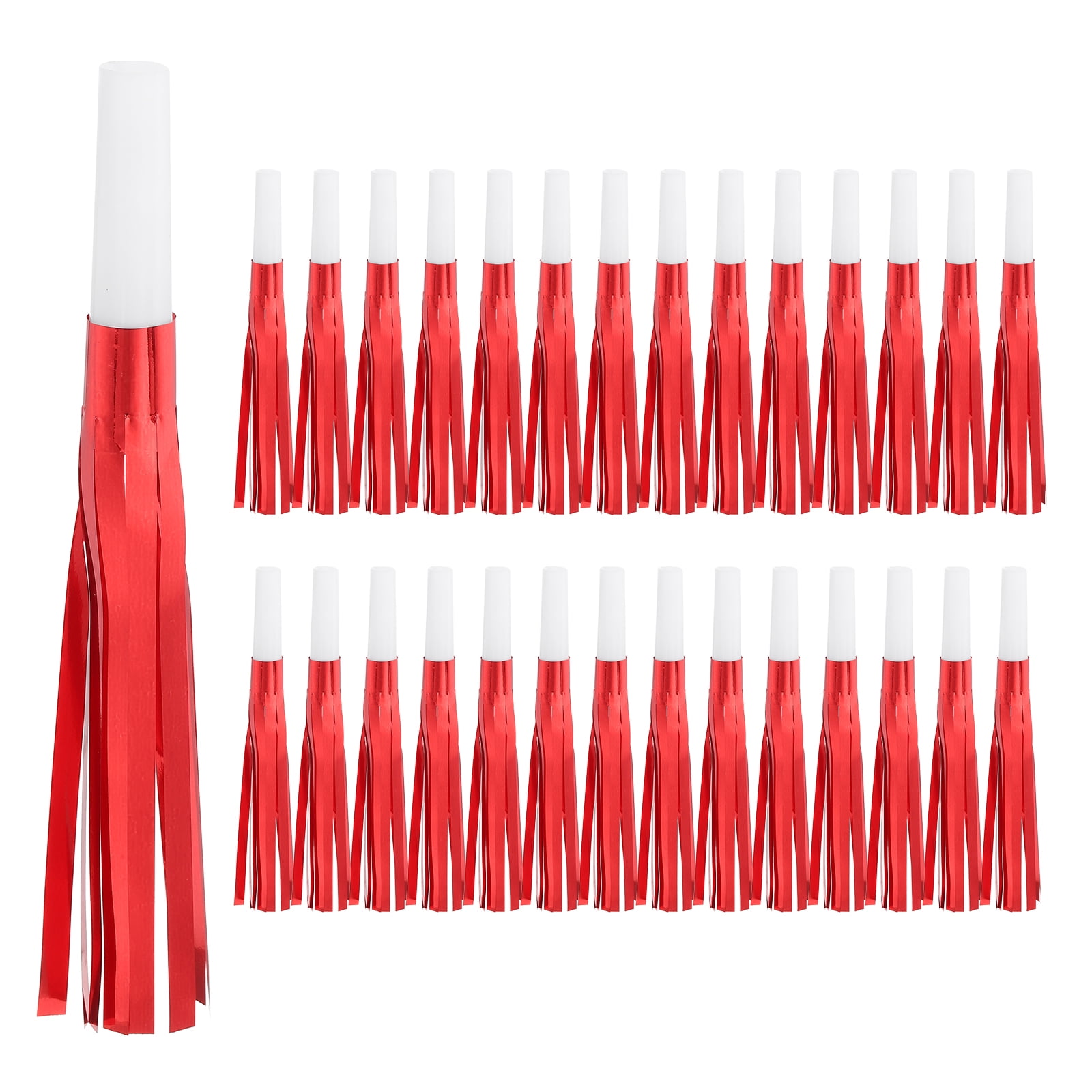 Uxcell 30 Pcs Noise Makers, Metallic Fringed Noise Makers Party ...