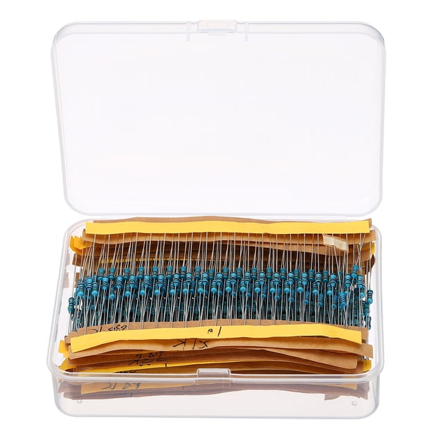 Uxcell 30 Values Resistors Assortment Kit, 600pcs Metal Film Fix ...