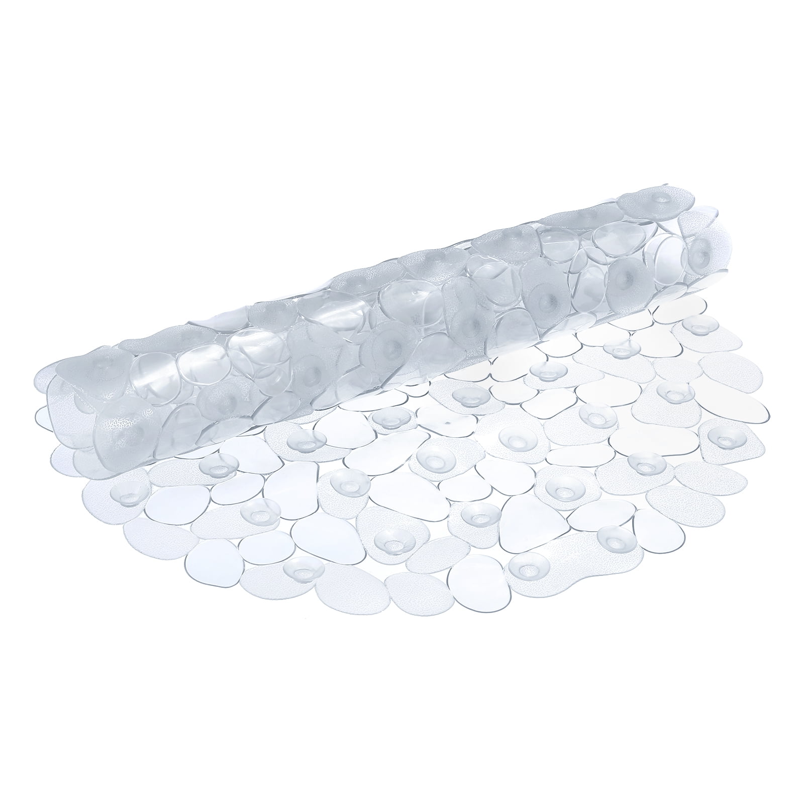 Uxcell 30" x 14.2" Non Slip Oval Bath Tub Shower Mat for Bathroom Clear ...
