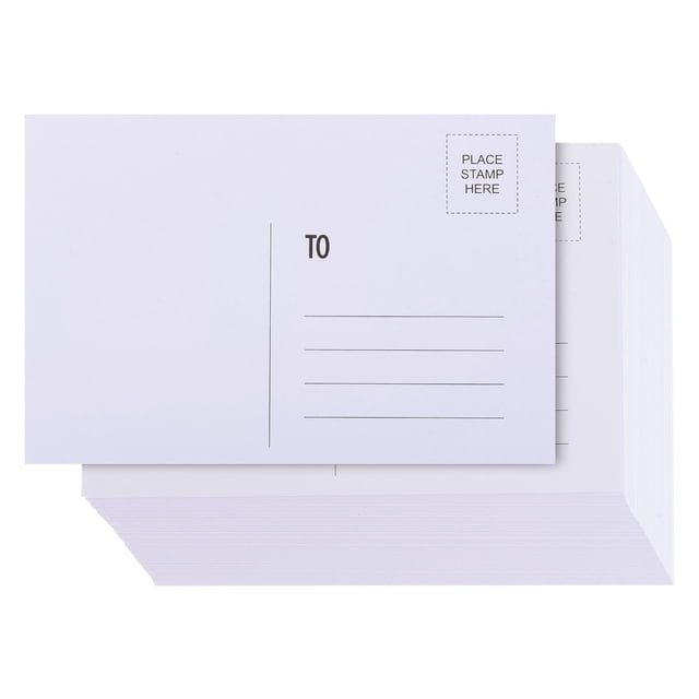 Uxcell 300 Pack Blank Postcards for Mailing, 4 x 6" Double Sides Blank ...