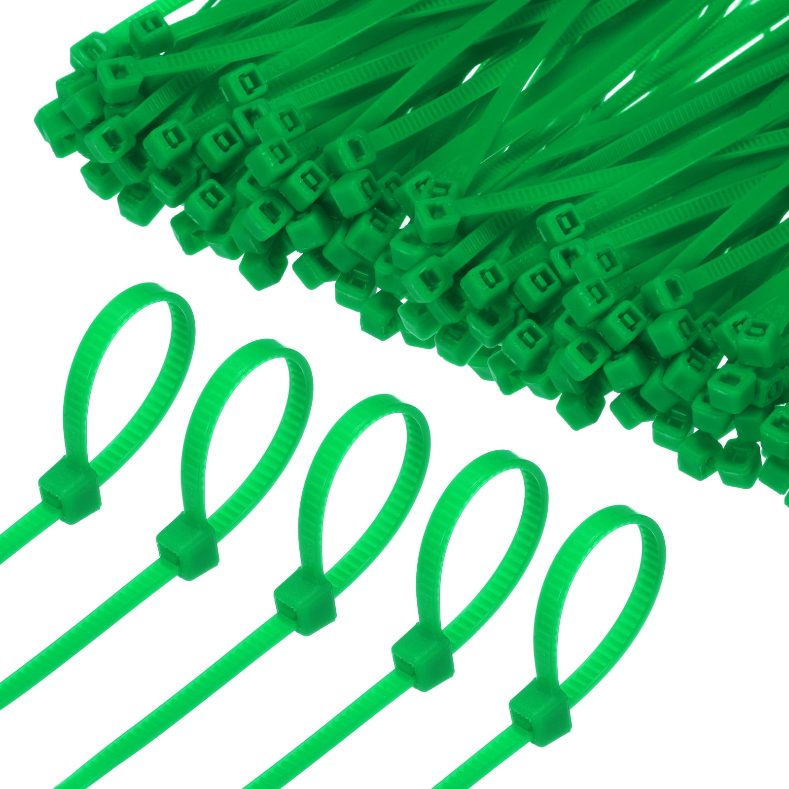 Uxcell 300-Pack Nylon Zip Ties 4 Inch 18 Lbs Self-Locking Cable Zip ...