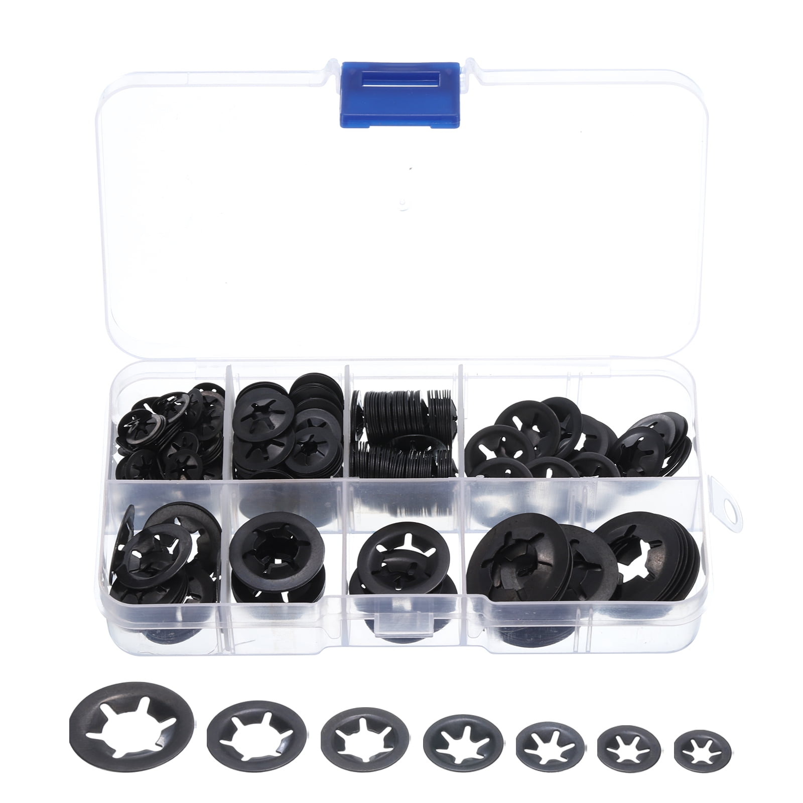 Uxcell 300 Pcs Internal Tooth Washers Set, 7 Sizes M3/M4/M5/M6/M8/M10 ...