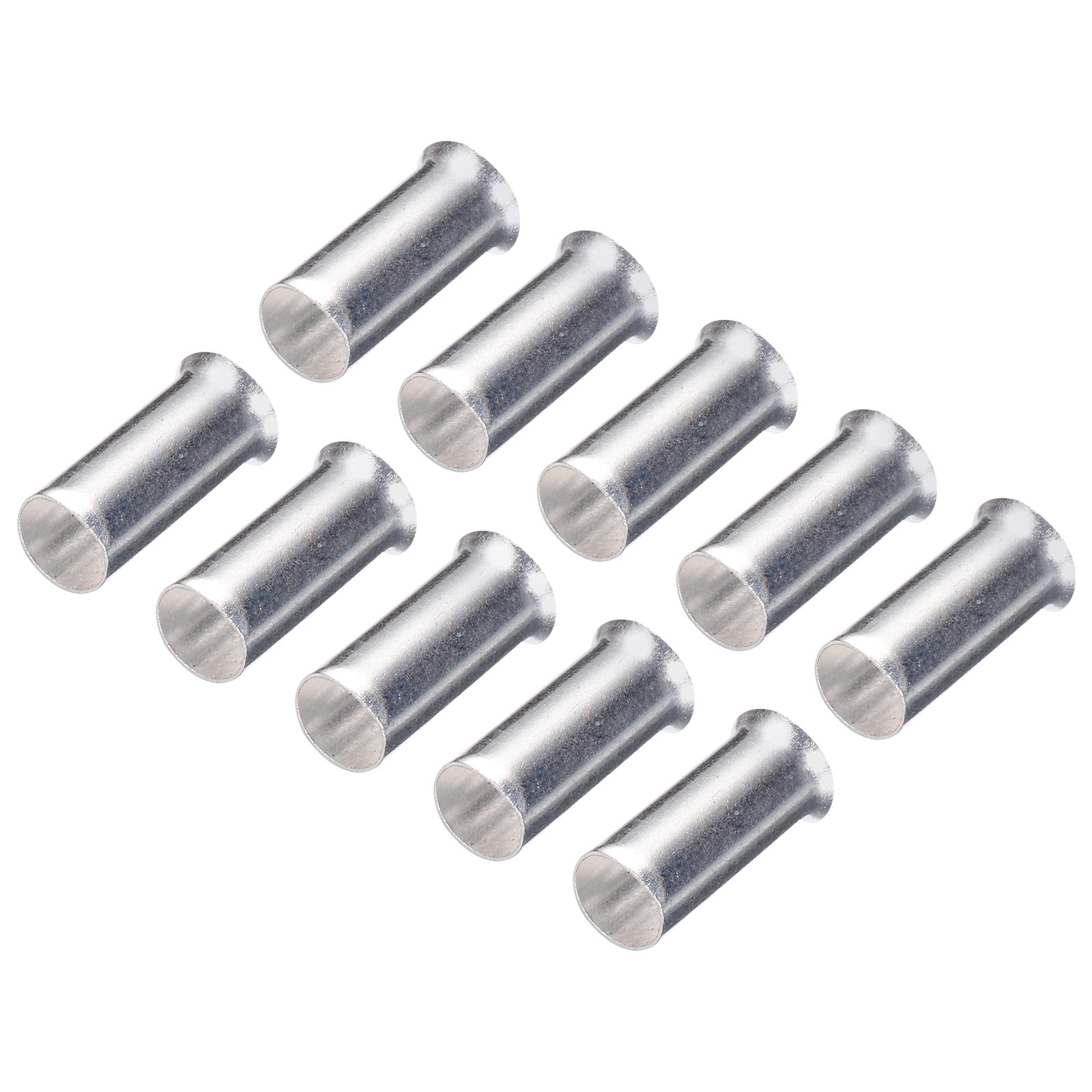 Uxcell 300 Pcs Non Insulated Butt Connectors 8AWG Wire Connector for ...