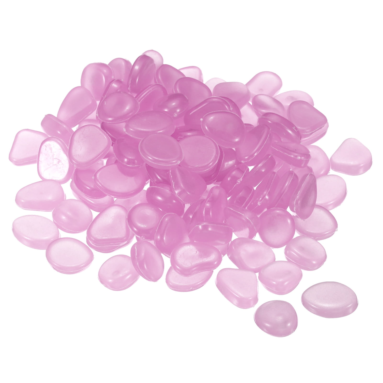 Uxcell 300Pack Glow Rocks 8-11mm Glow Pebbles Decoration in the Dark ...
