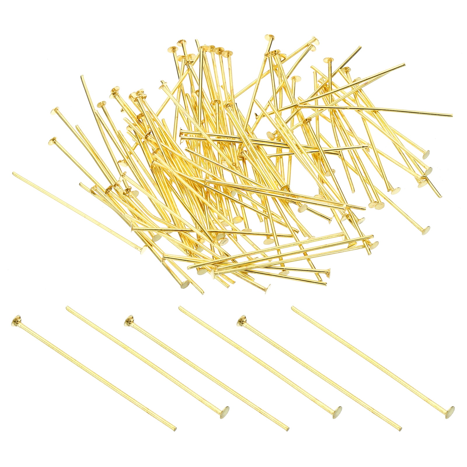 Uxcell 300Pcs 1.57x0.1" Copper Chandelier Connector Pins Chandelier ...
