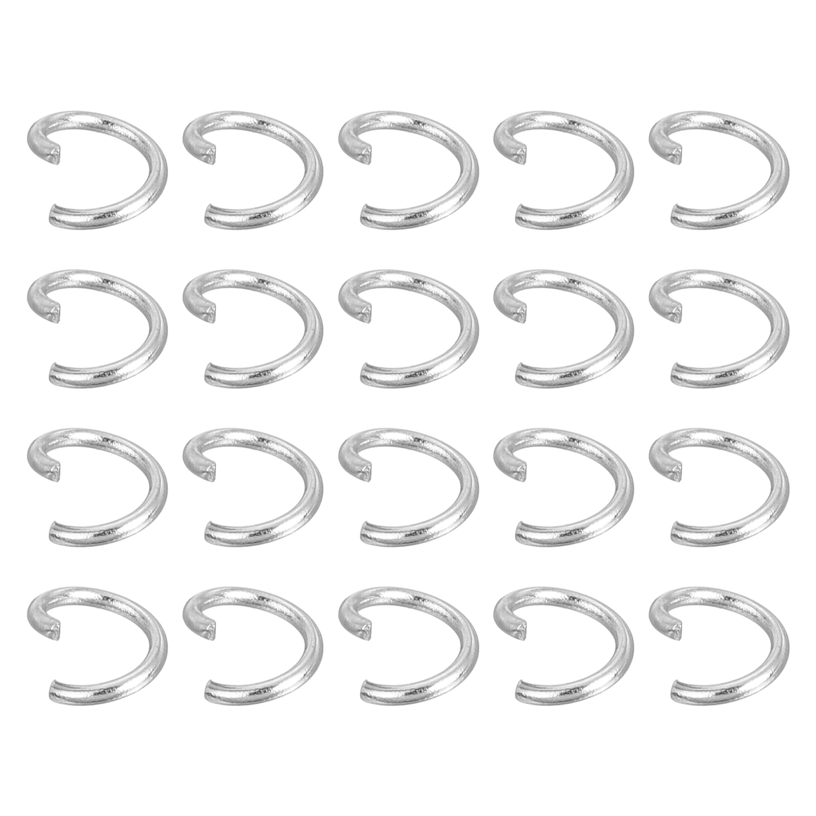 Uxcell 300Pcs Open Jump Rings, 5mm 316 Stainless Steel O Rings, Split ...