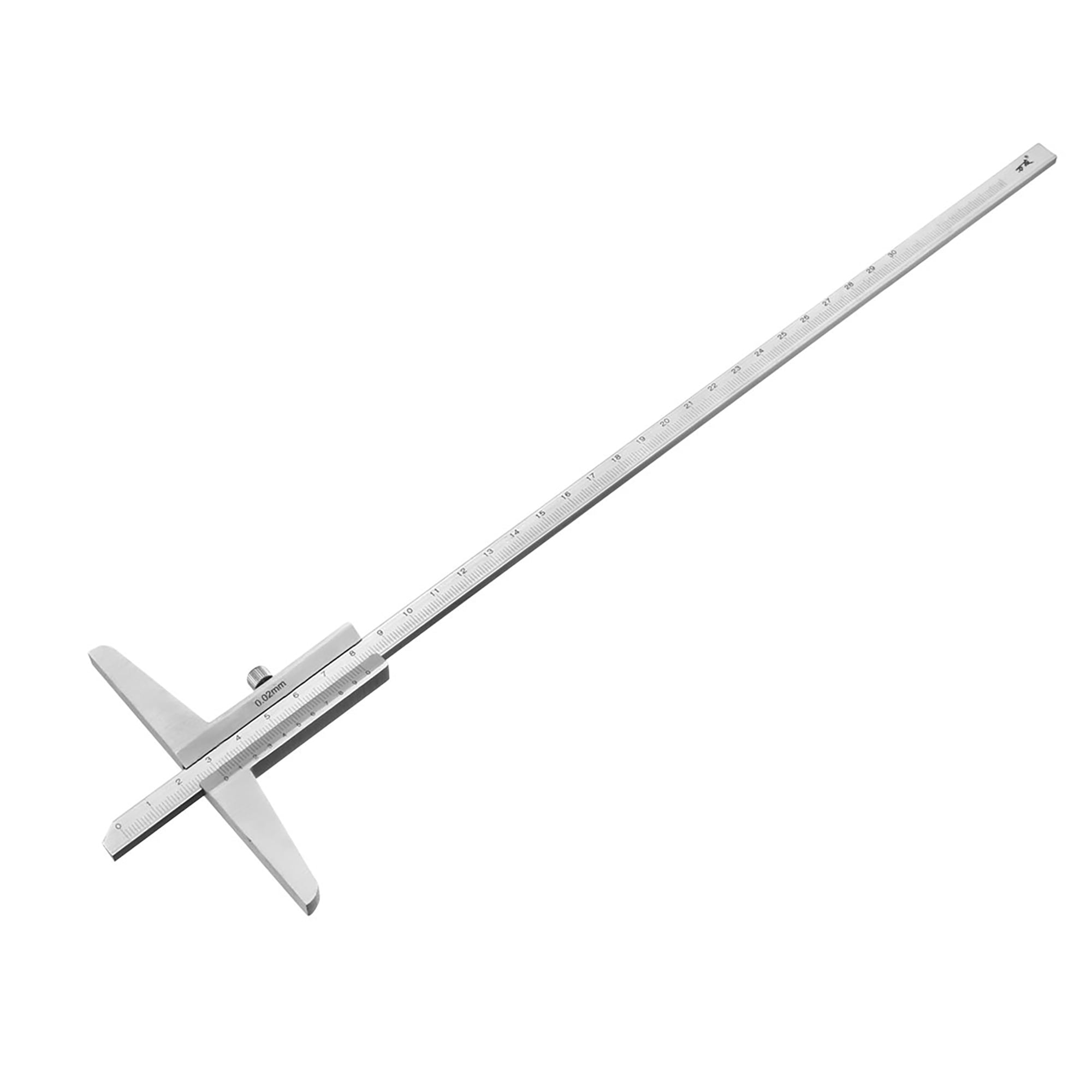 Uxcell 300mm x 0.02mm Carbon Steel Depth Gauge Caliper - Walmart.com