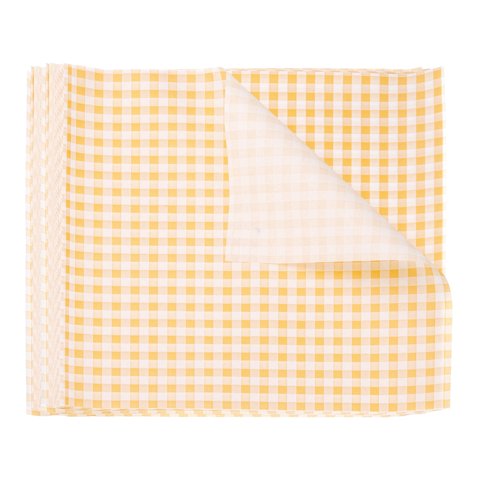 Uxcell 300pcs Square Checkered Wax Paper Sheets 11.81" x 11.81" Oil ...
