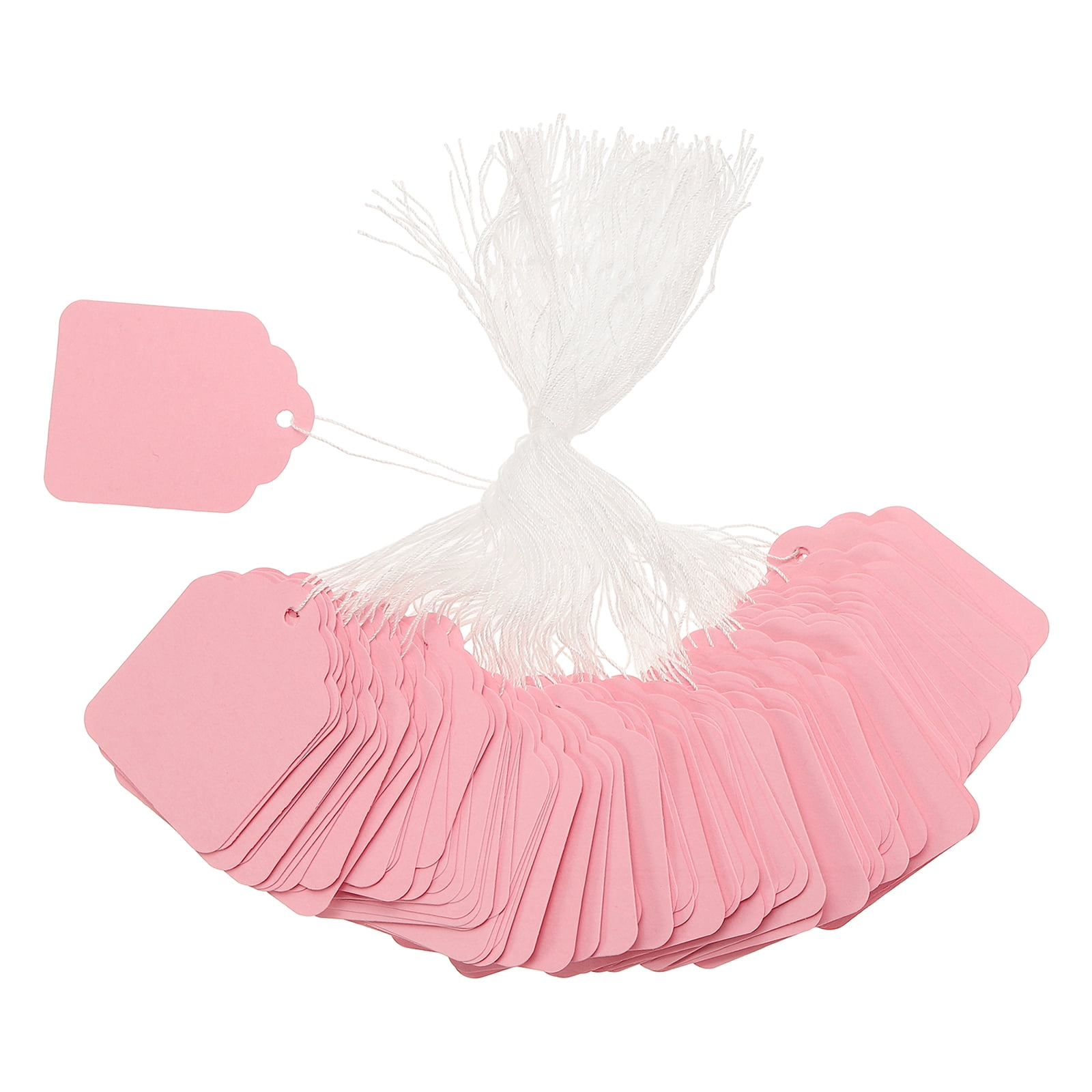 Uxcell 300pcs Price Tags with String Attached (1.8" x 1.4") - Label ...
