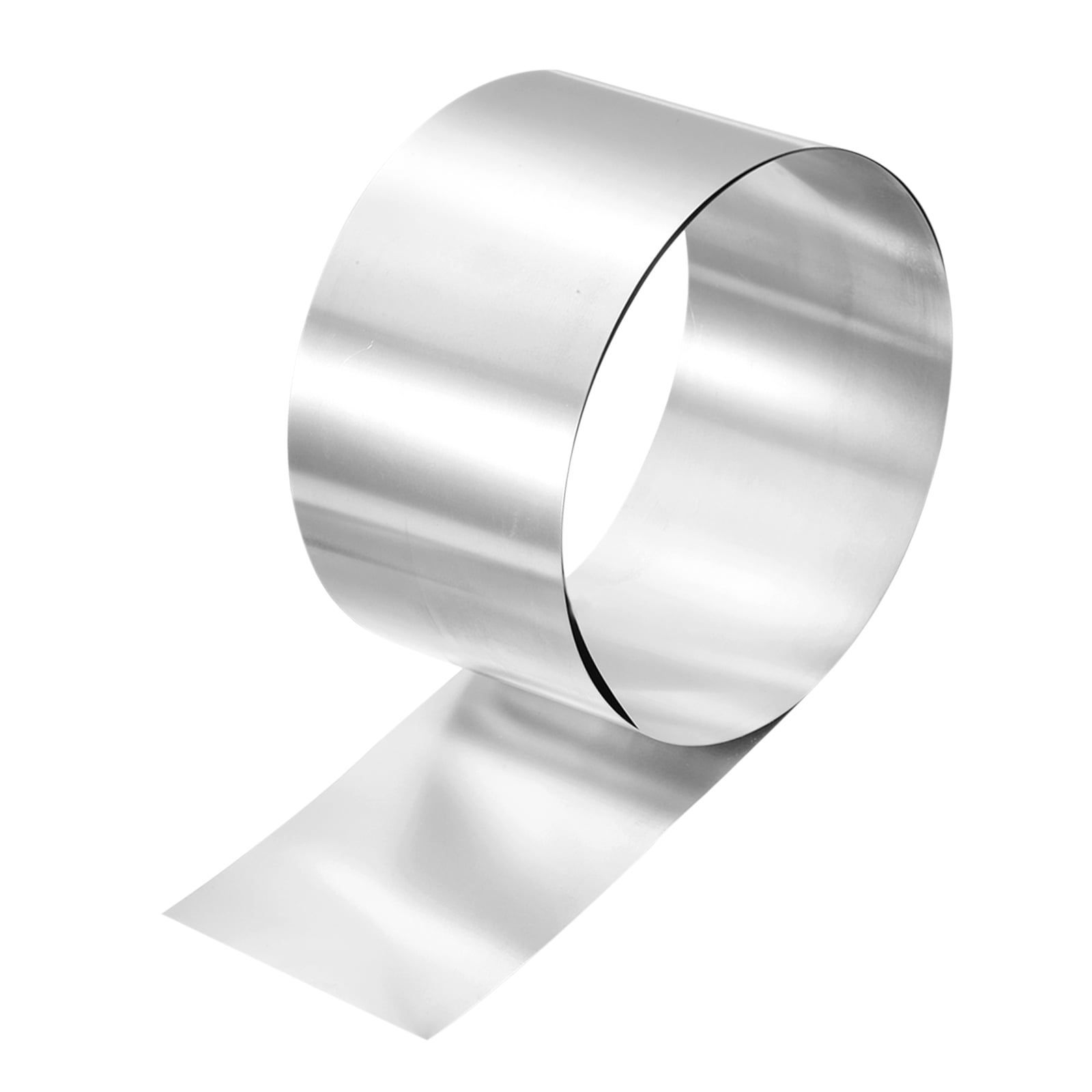 Uxcell 301 Stainless Steel Foil Roll, 0.3mm x 80mm x 1m High Elasticity ...