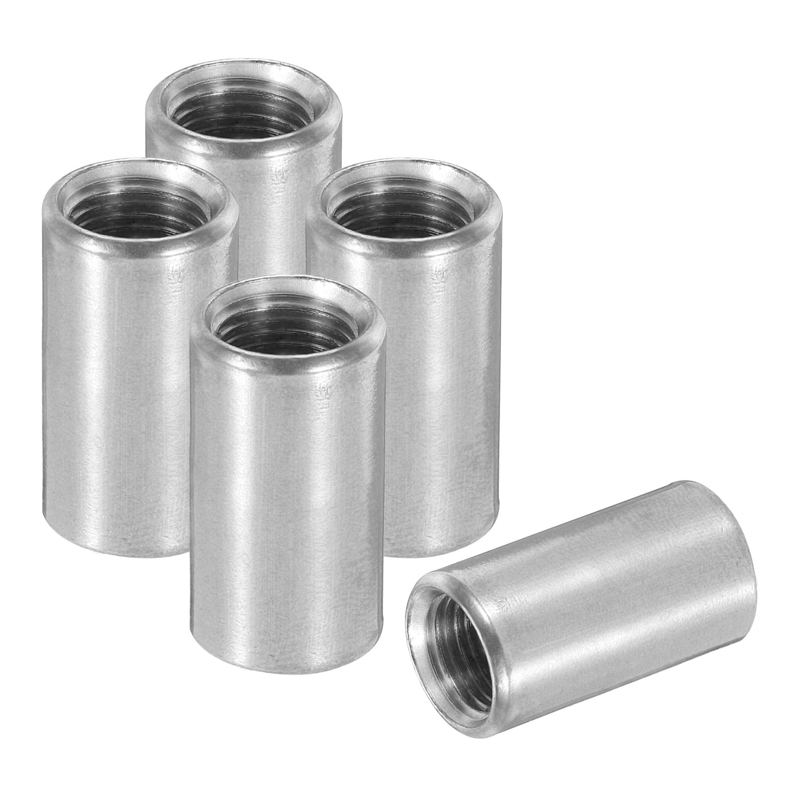 Uxcell 304 Stainless Steel 1/8 NPT Female Half Threaded Weldable Weld ...