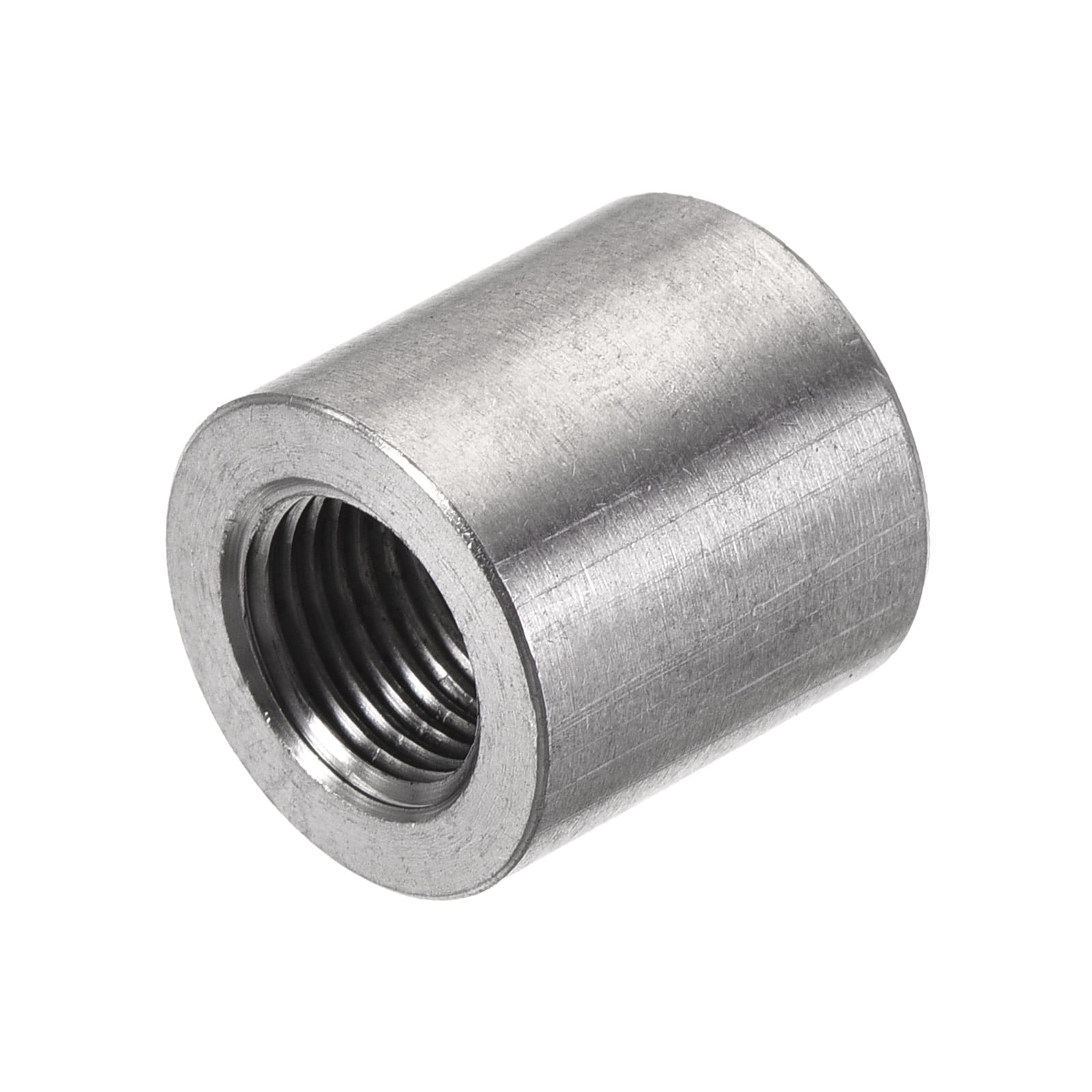 Uxcell 304 Stainless Steel 1/8 NPT Female Half Threaded Weldable Weld ...