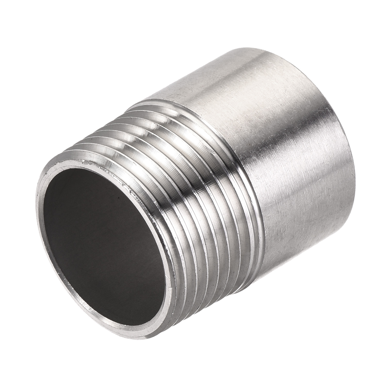 Uxcell 304 Stainless Steel 1 NPT Male Half Threaded Weldable Weld ...