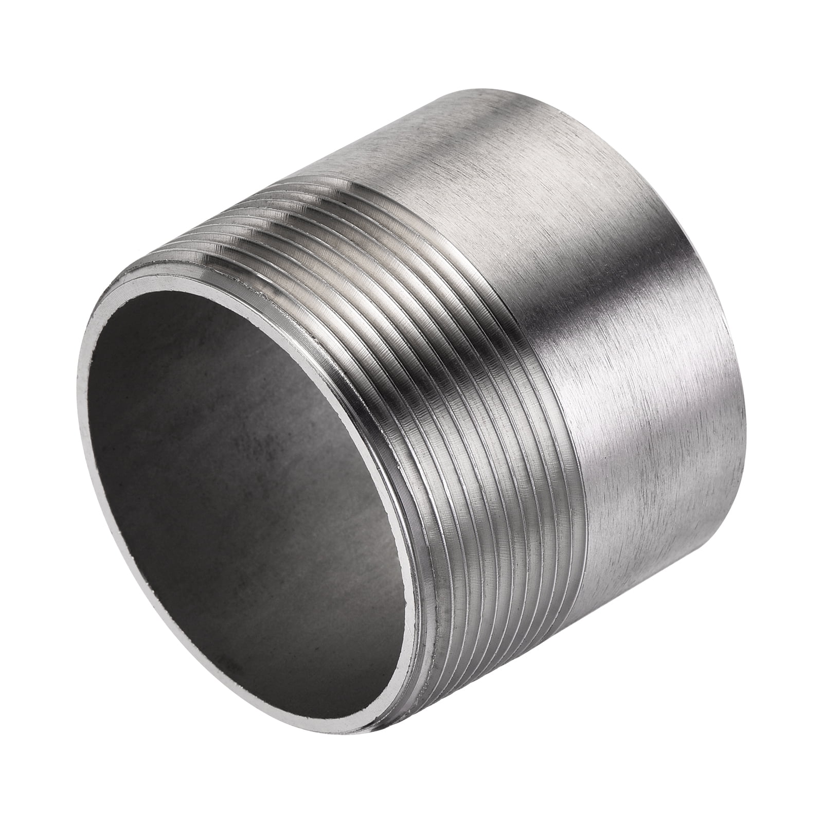 Uxcell 304 Stainless Steel 2 NPT Male Half Threaded Weldable Weld ...
