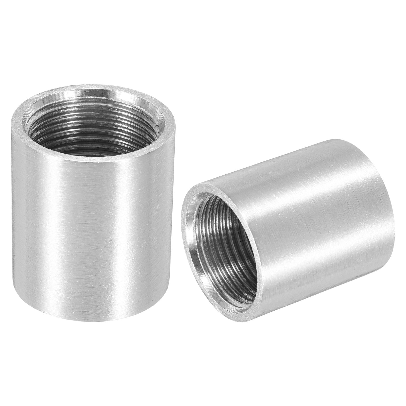 Uxcell 304 Stainless Steel 3/4 NPT Female Half Threaded Weldable Weld ...