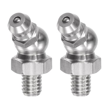 Uxcell Stainless Steel 1/4PT Male Thread x 4mm OD Tube Compression Tube ...