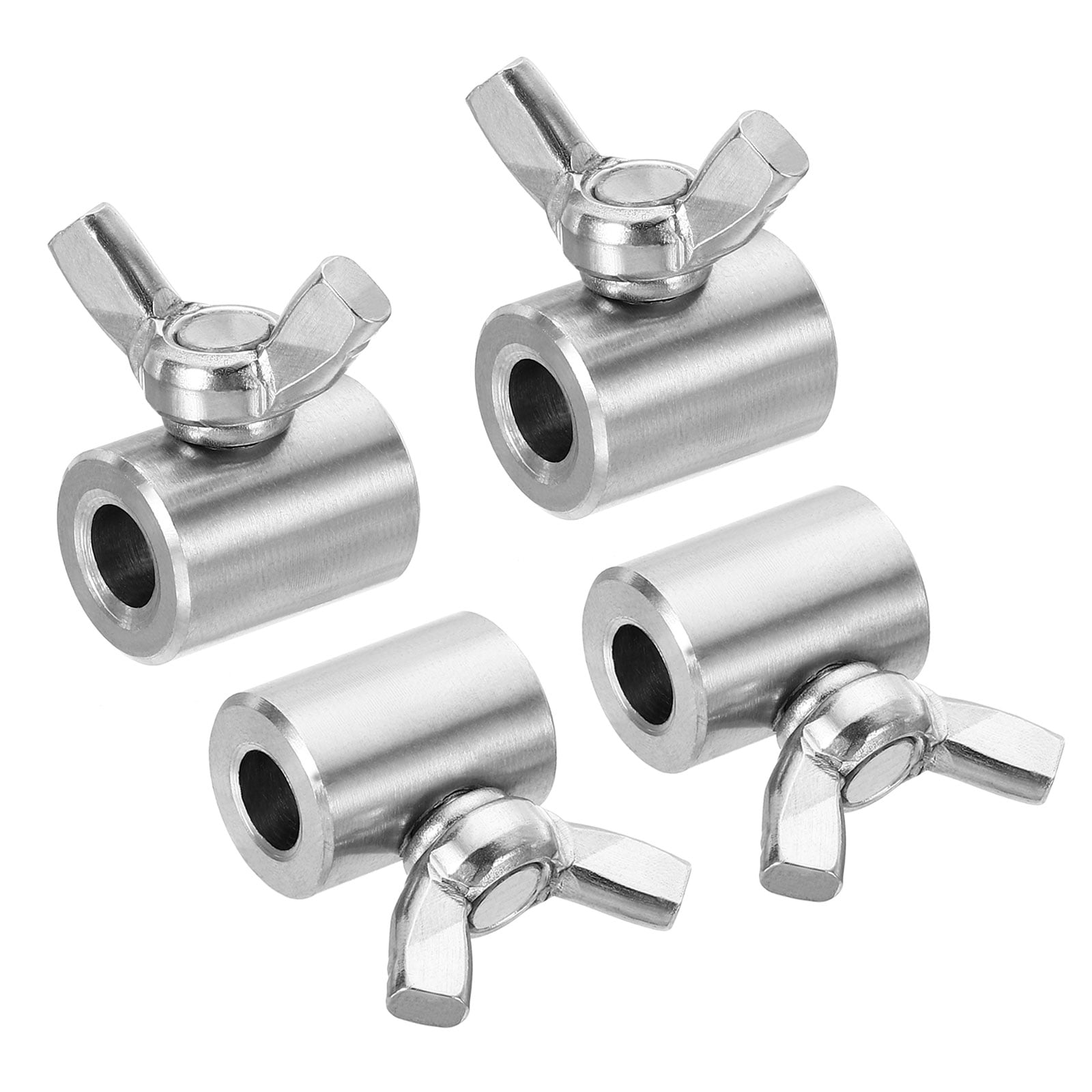Uxcell 304 Stainless Steel 7mm Hole Wire Rope Clips, 4Pcs Wire Rope ...
