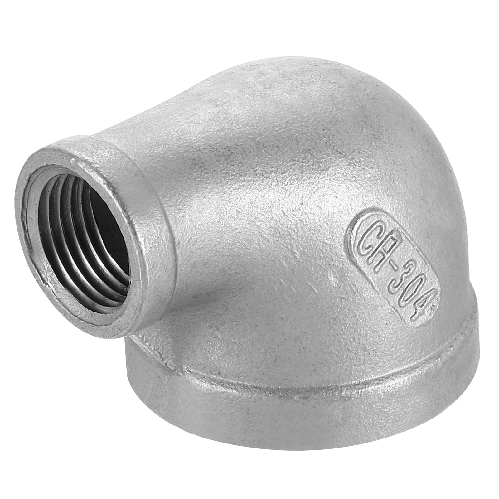 Uxcell 304 Stainless Steel 90 Degree Elbow Fittings NPT 1-1/4 x NPT 1/2 ...