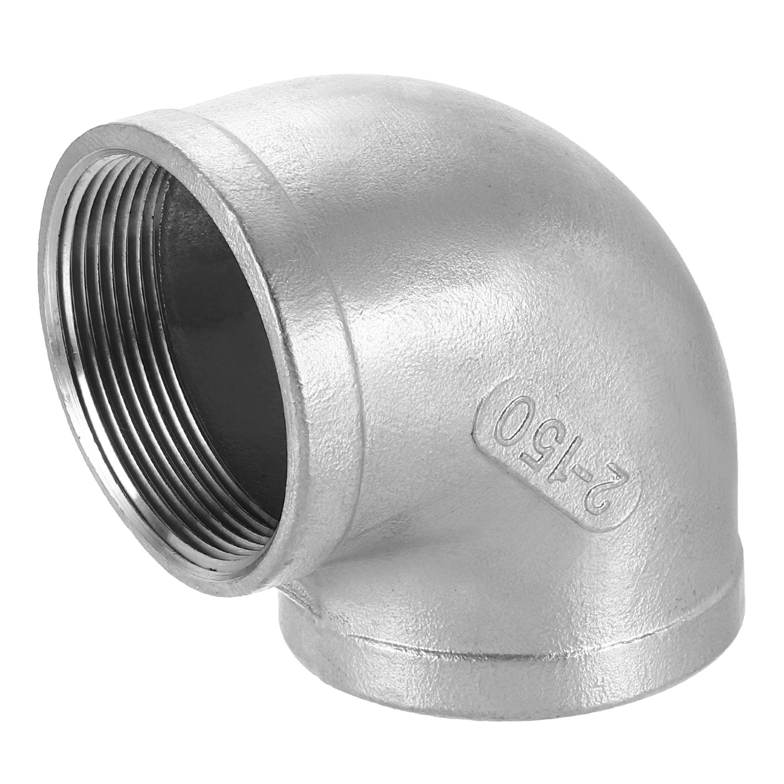 Uxcell 304 Stainless Steel 90 Degree Elbow Fittings NPT 2 Female to ...