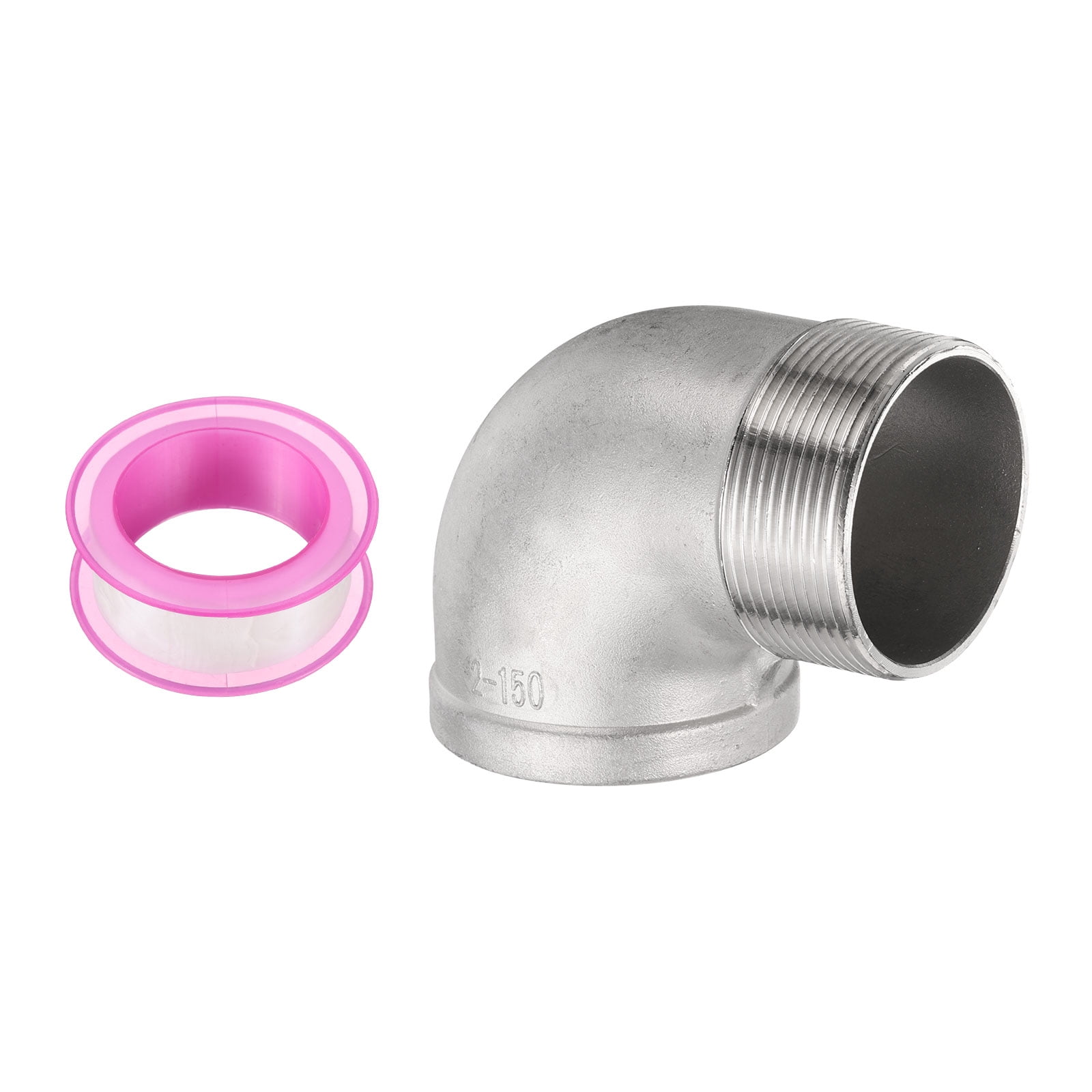 Uxcell 304 Stainless Steel 90 Degree Elbow Threaded Pipe Fitting G2 ...