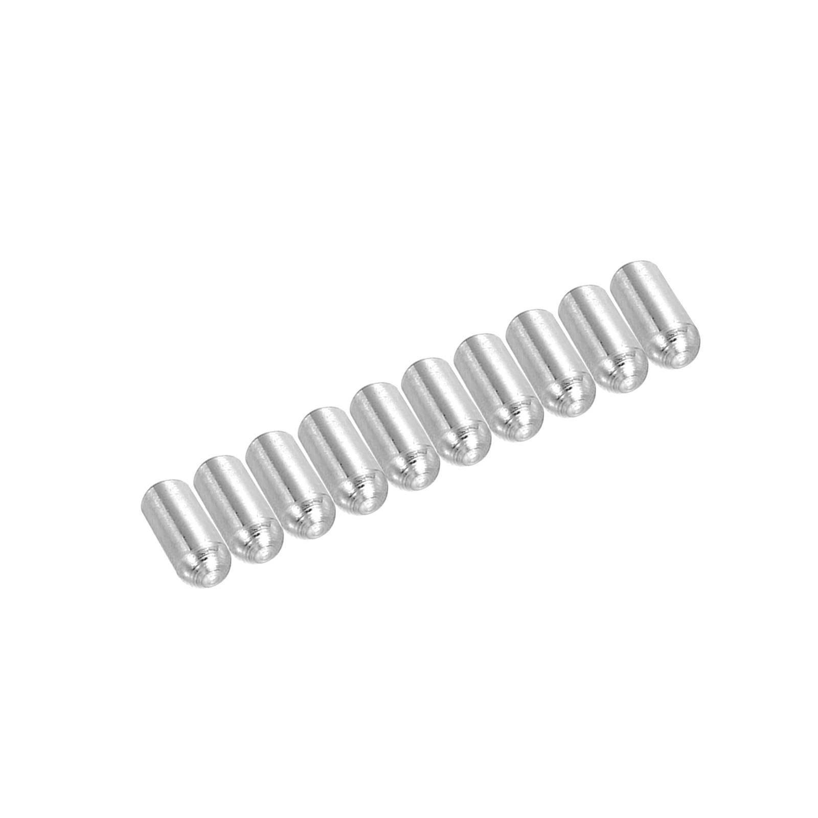 Uxcell 304 Stainless Steel Dowel Pins, Round Head Flat Chamfered End ...
