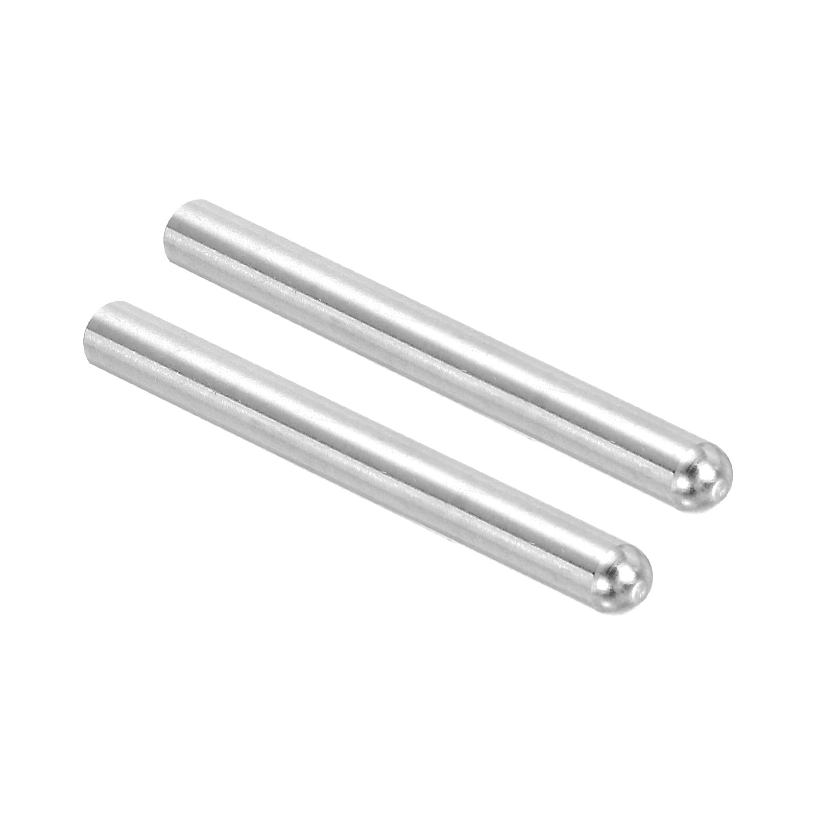 Uxcell 304 Stainless Steel Dowel Pins, Round Head Flat Chamfered End ...
