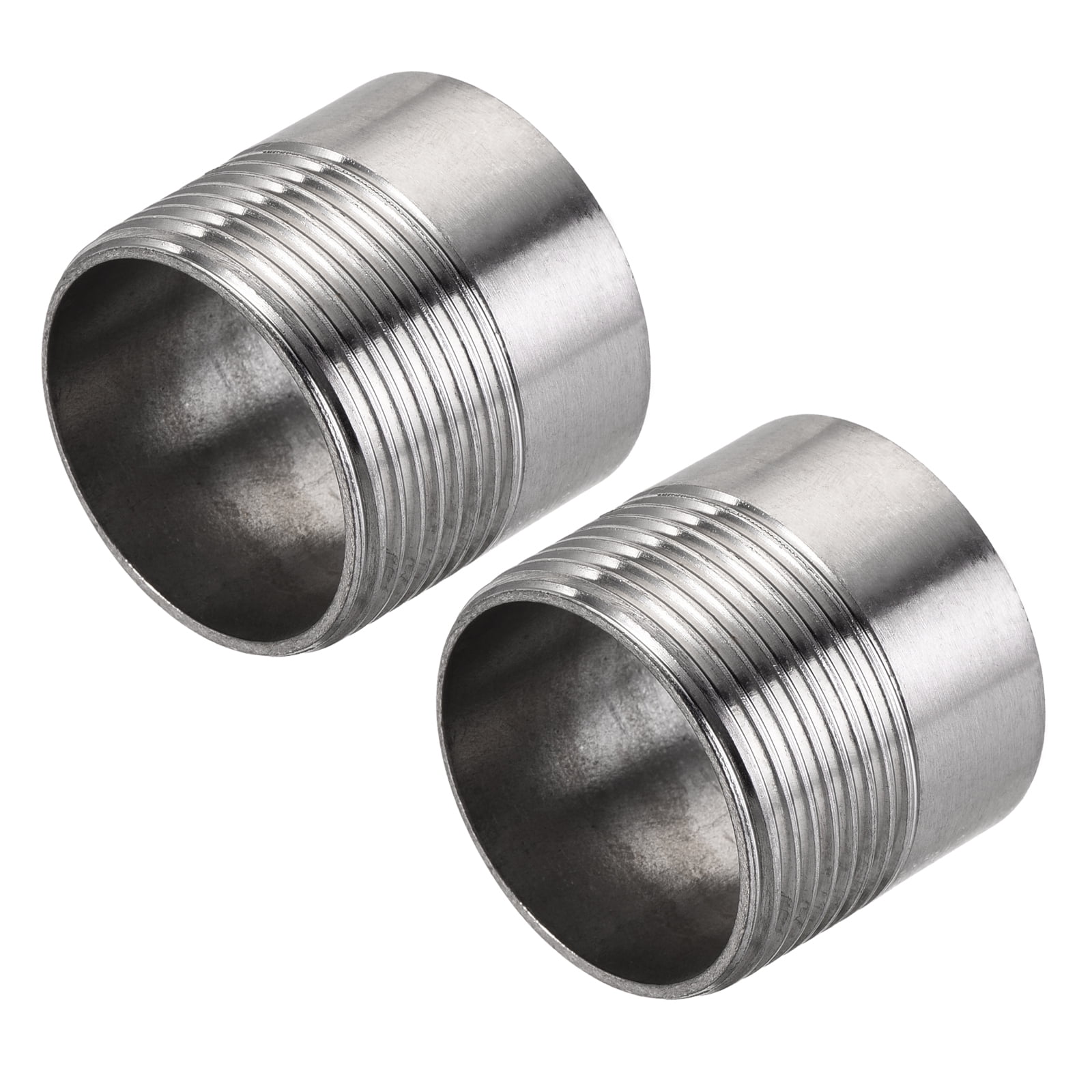 Uxcell 304 Stainless Steel G1-1/4 Male Half Threaded Weldable Weld ...