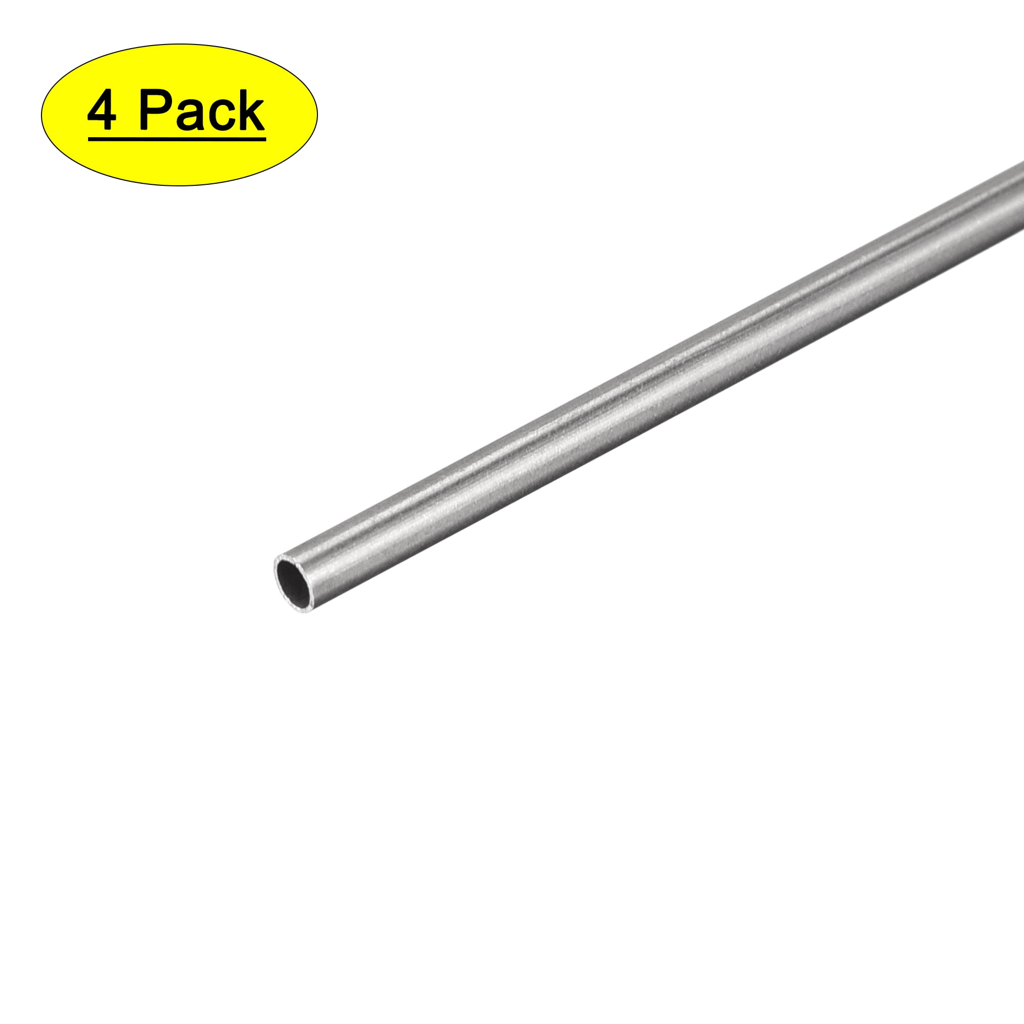 Uxcell 304 Stainless Steel Metal Seamless Straight Tubing Tubes 2mm x 0 ...