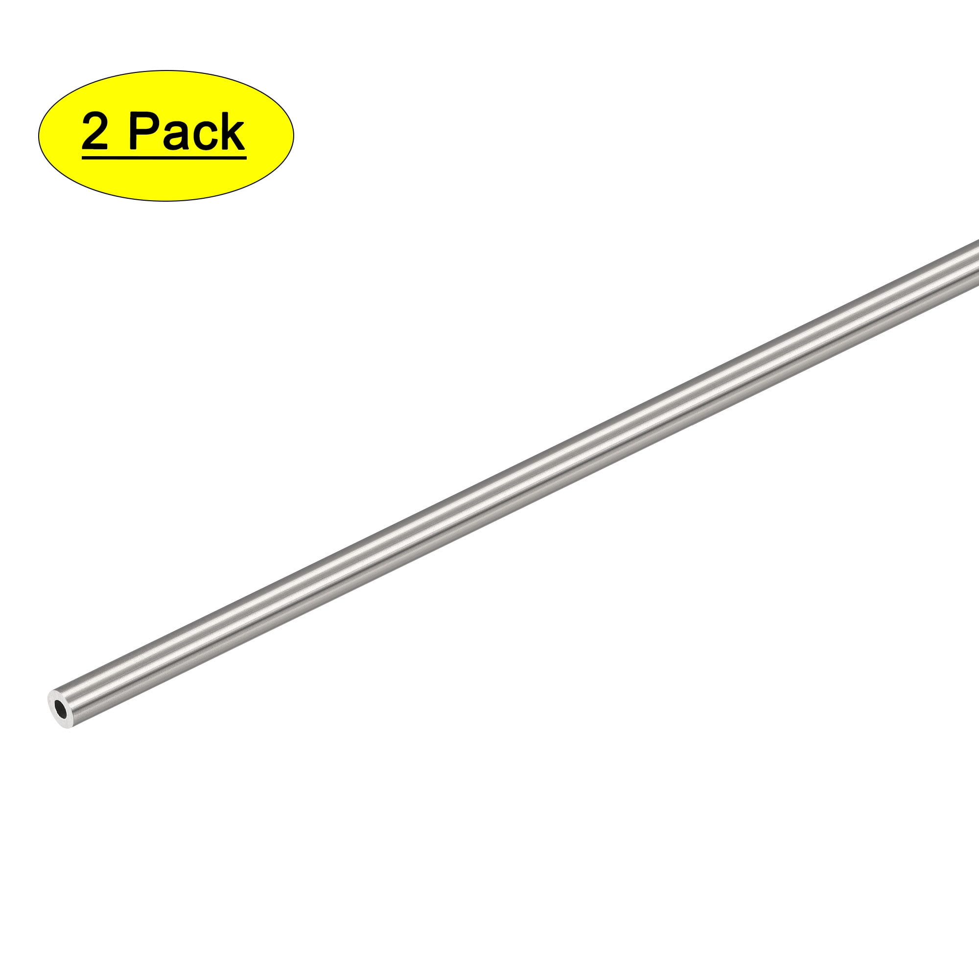 Uxcell 304 Stainless Steel Metal Tubing Seamless Straight Pipe Tubes ...