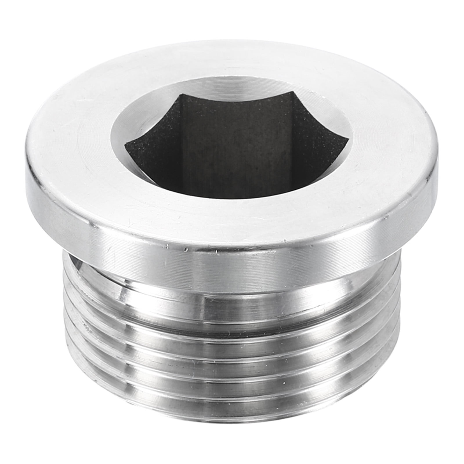 Uxcell 304 Stainless Steel Pipe Plug Fitting M30x2 Metric Male Thread ...