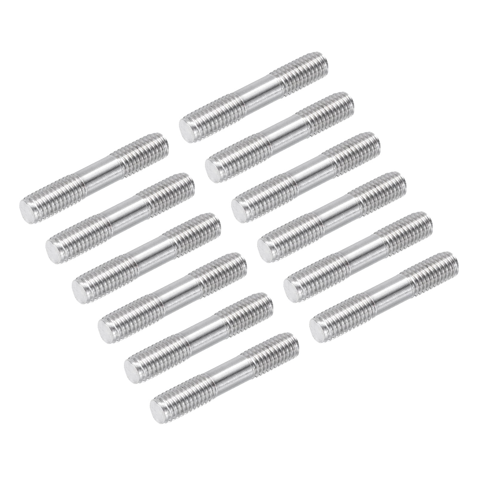 Uxcell 304 Stainless Steel Push Rod Double End Threaded Rod For DIY RC ...