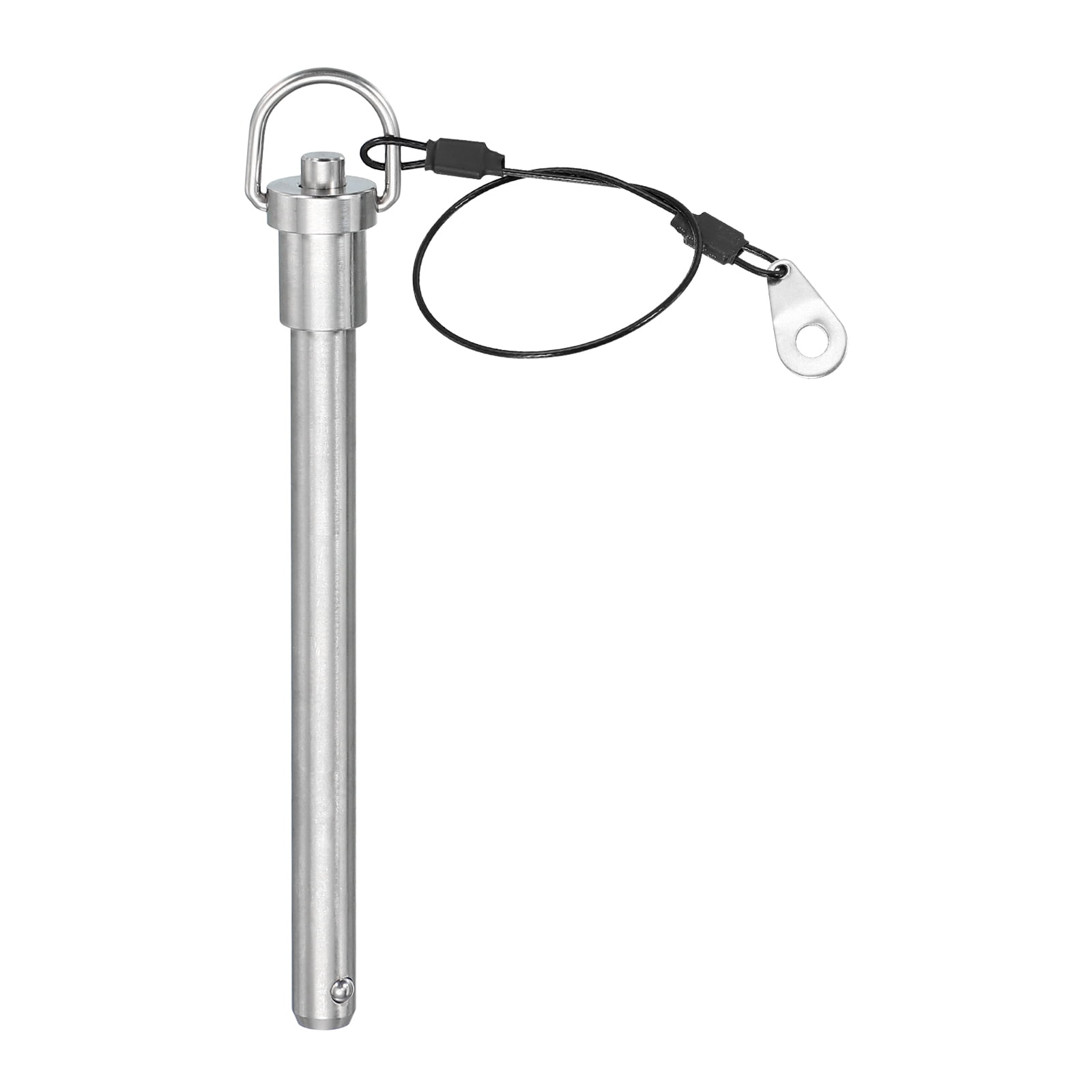 Uxcell 304 Stainless Steel Ring Handle Locking Pin Ball Lock Pins Quick ...