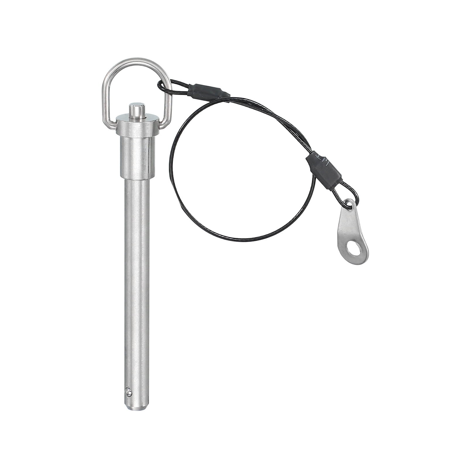 Uxcell 304 Stainless Steel Ring Handle Locking Pin Ball Lock Pins Quick ...